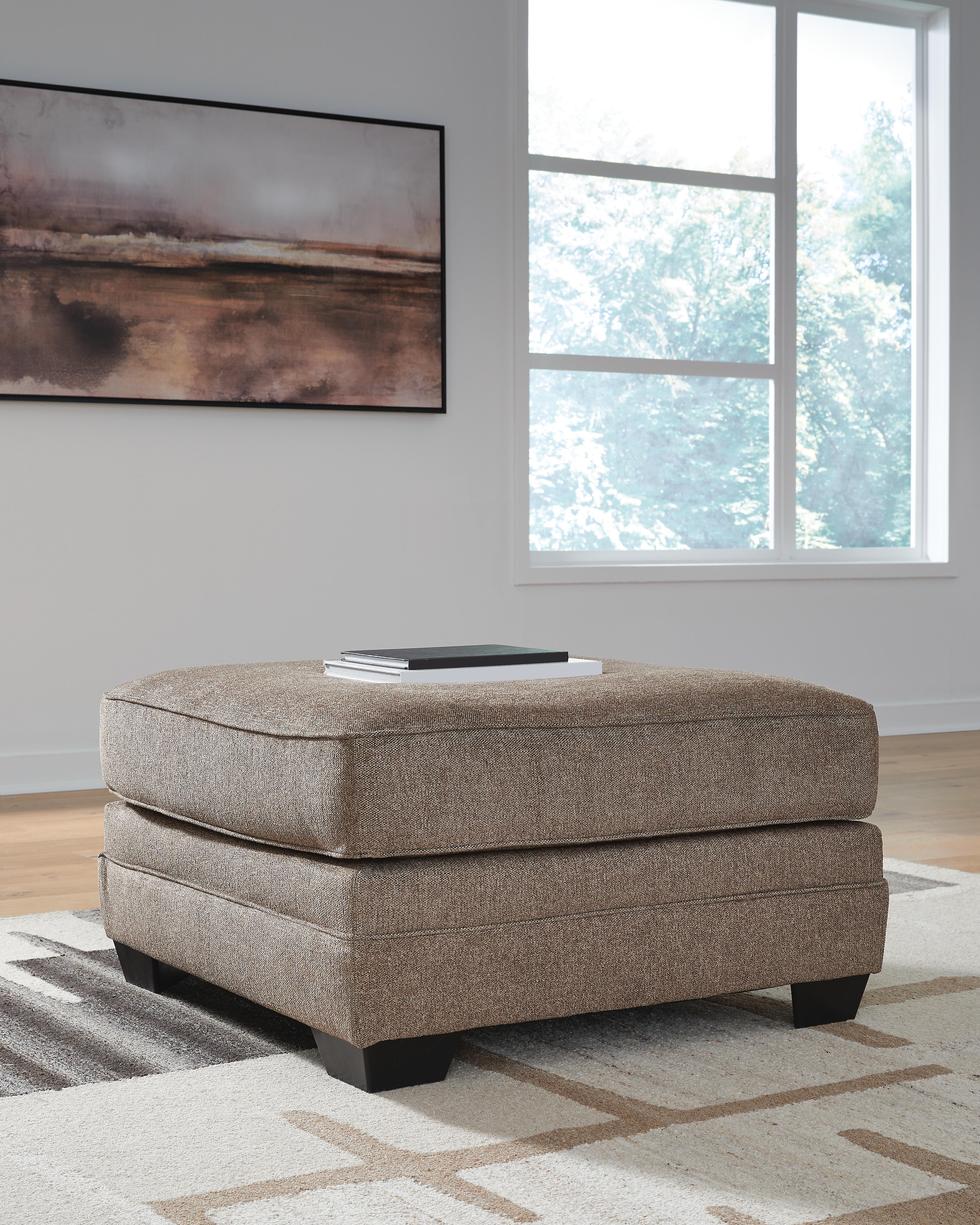 Click here for Cannonbrook Oversized Accent Ottoman  Nutmeg prices