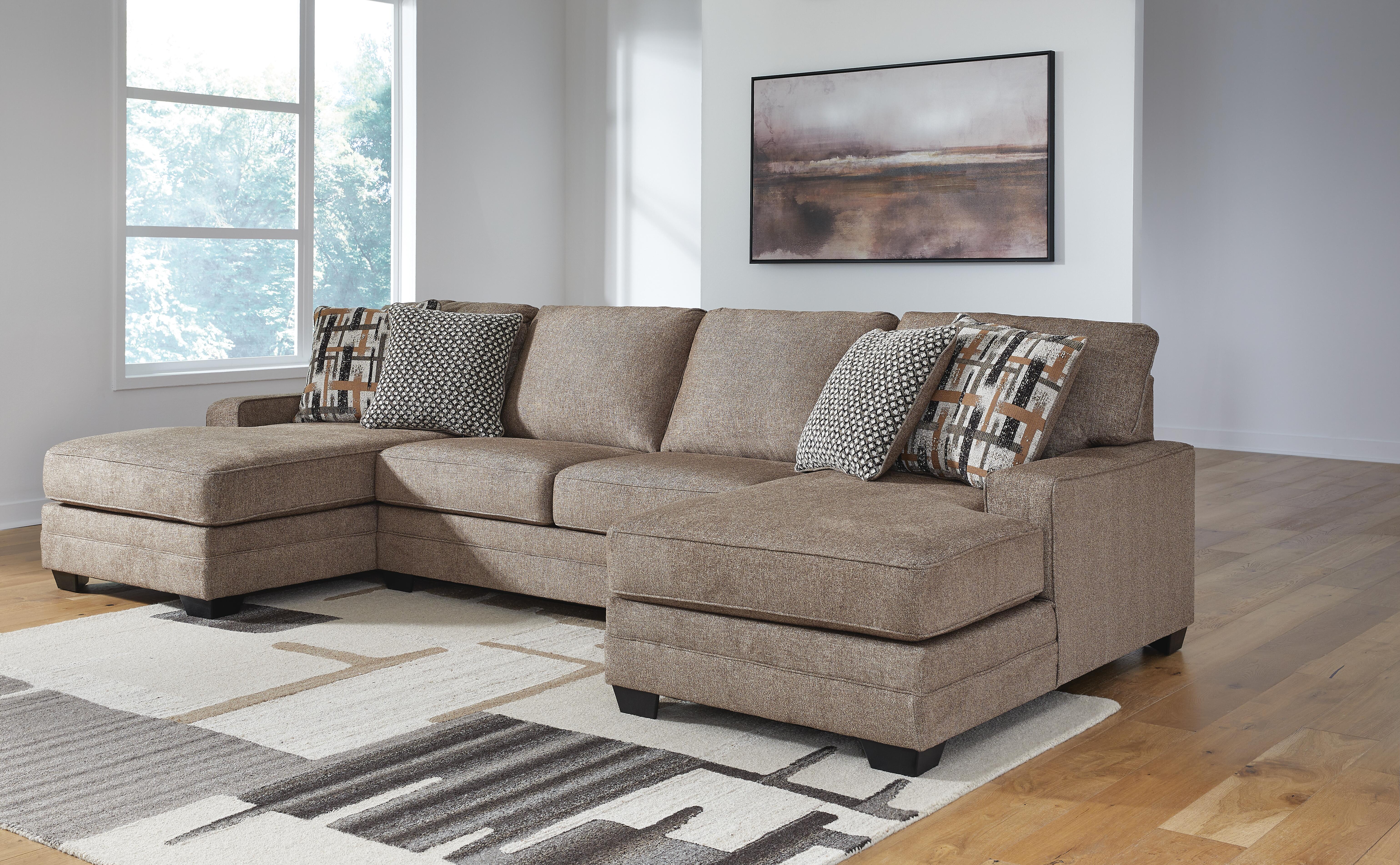 Click here for Cannonbrook Sectional with Chaise  Nutmeg prices