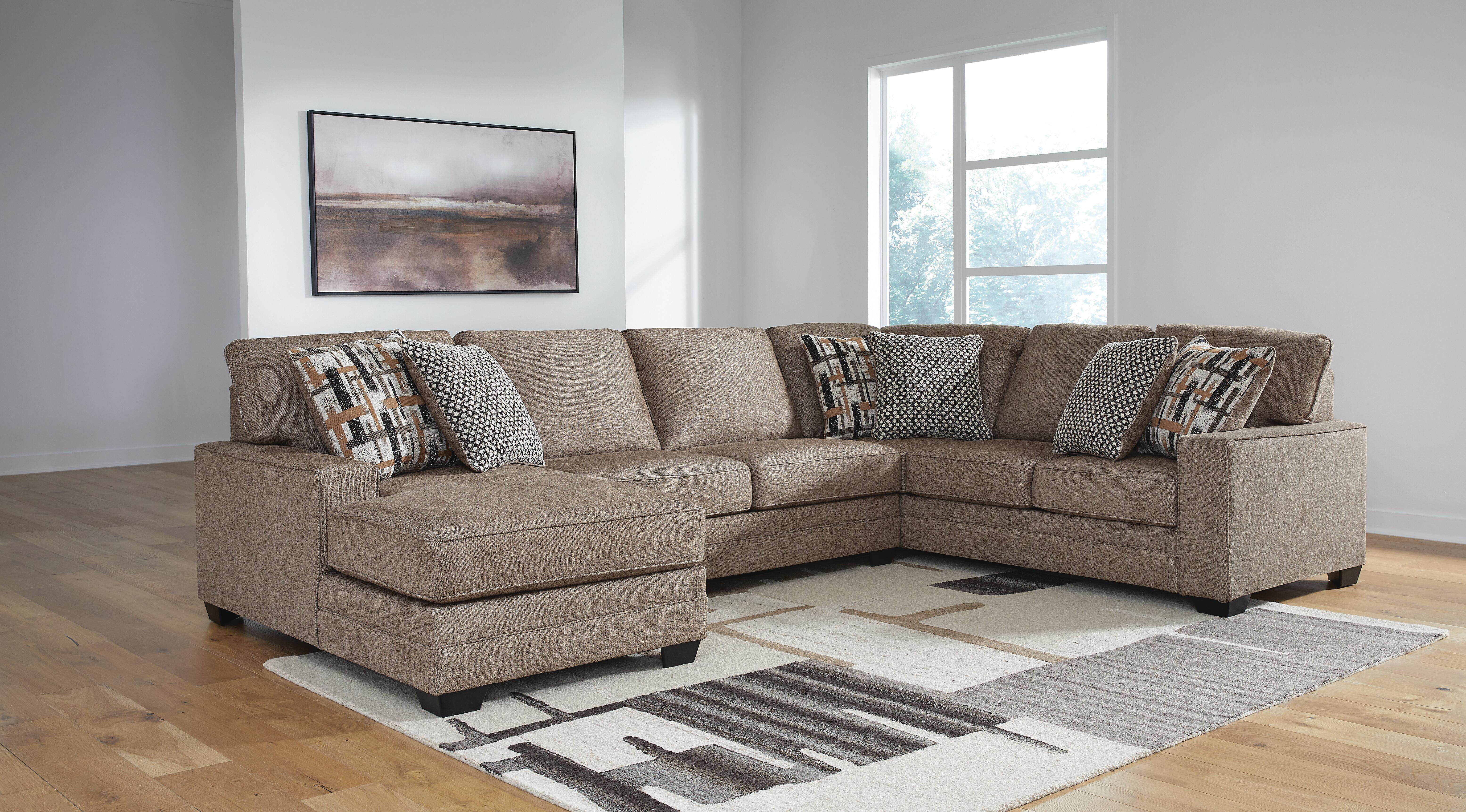 Click here for Cannonbrook Sectional with Chaise  Nutmeg prices