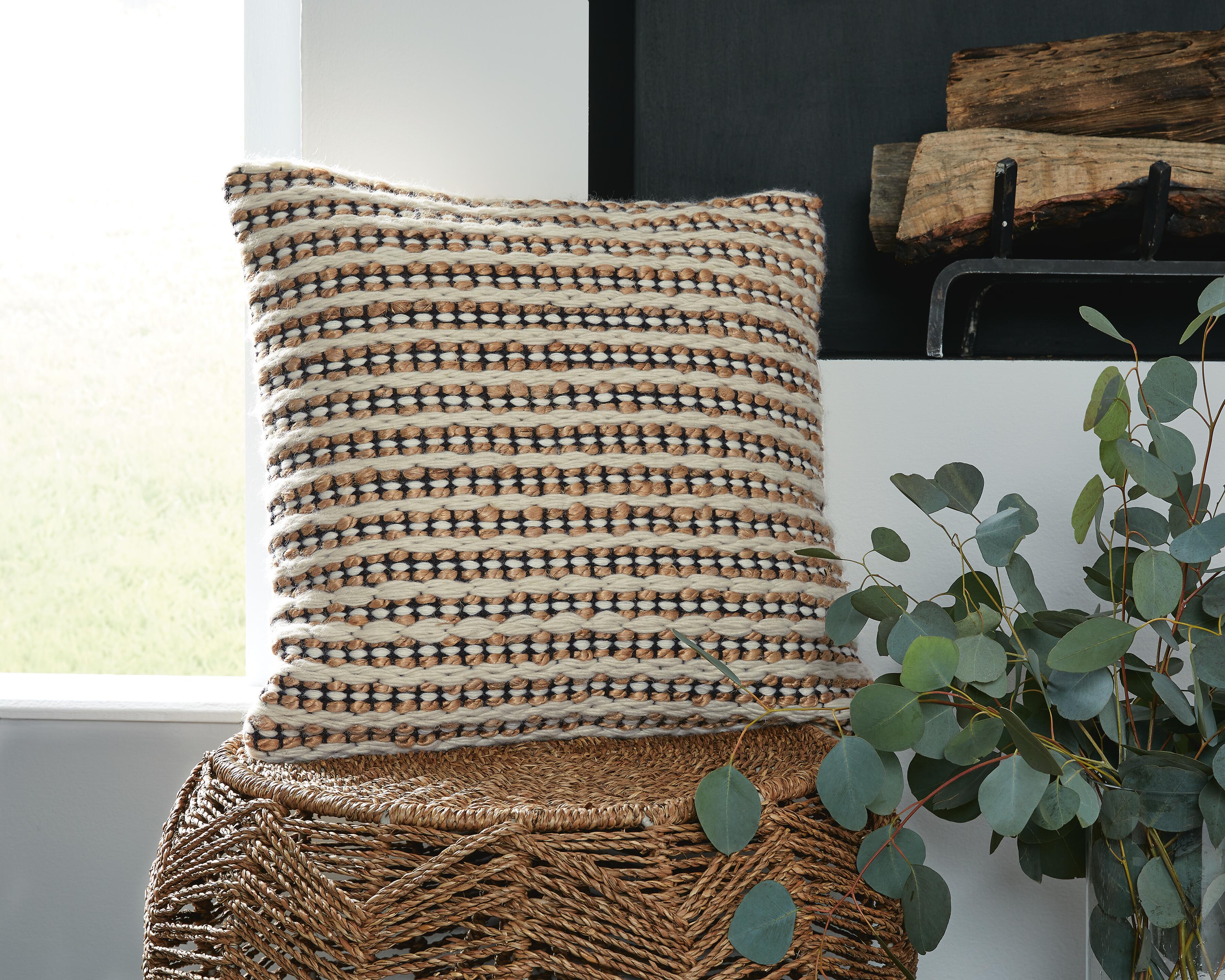 Click here for Nealington Pillow  Brown/Black/White prices