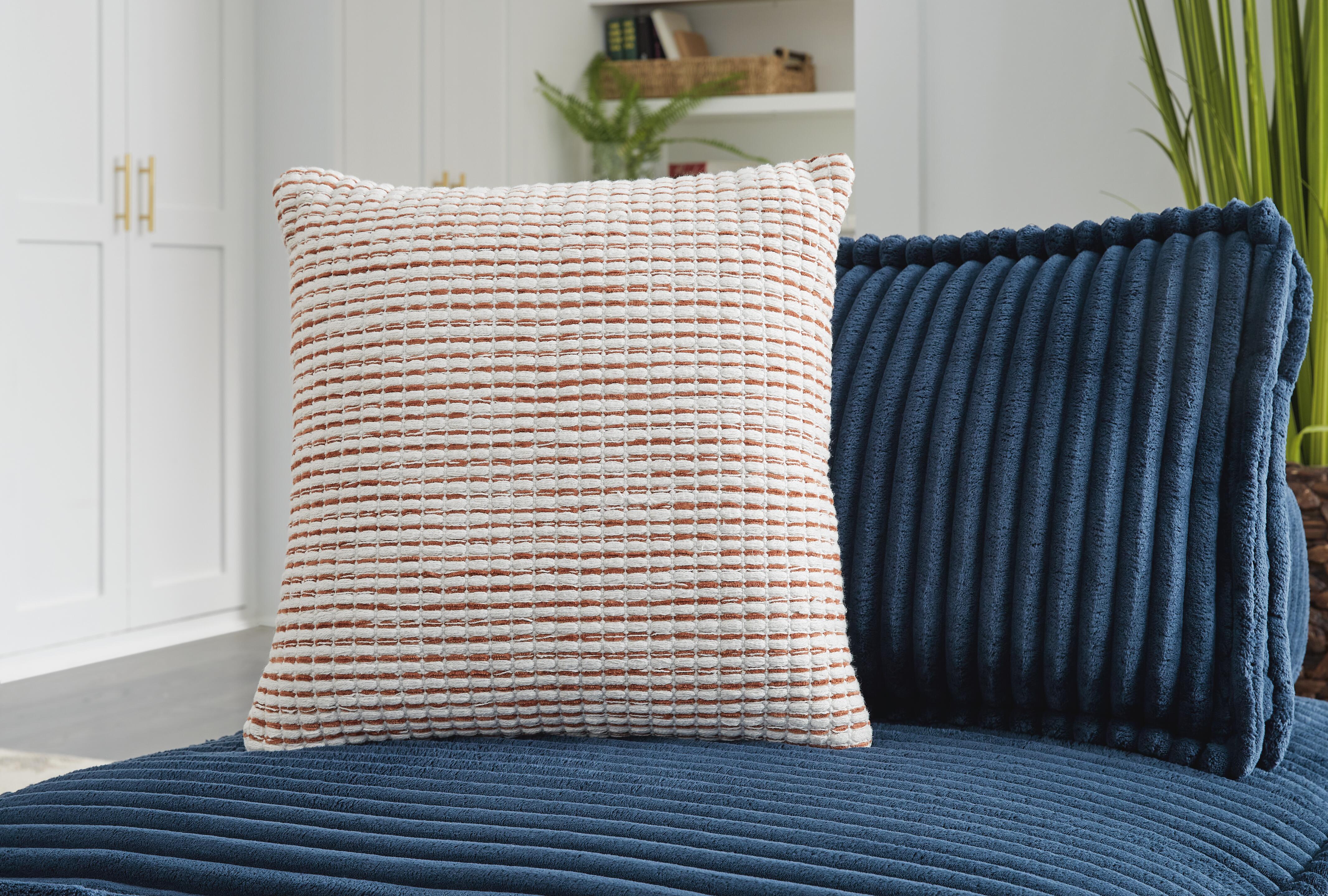 Click here for Nashlin Pillow  White/Rust prices