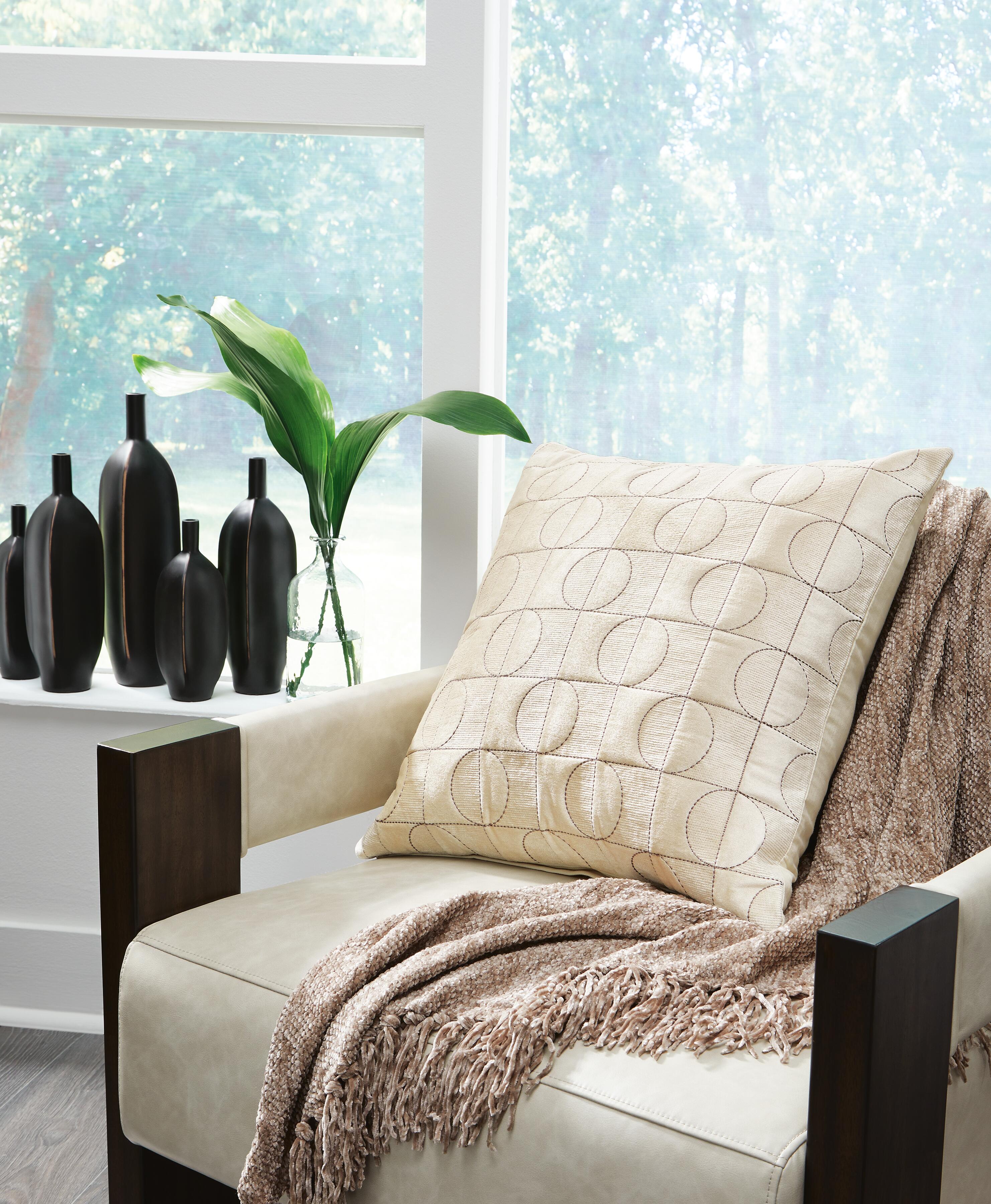 Click here for Kydner Pillow  Beige/Brown prices