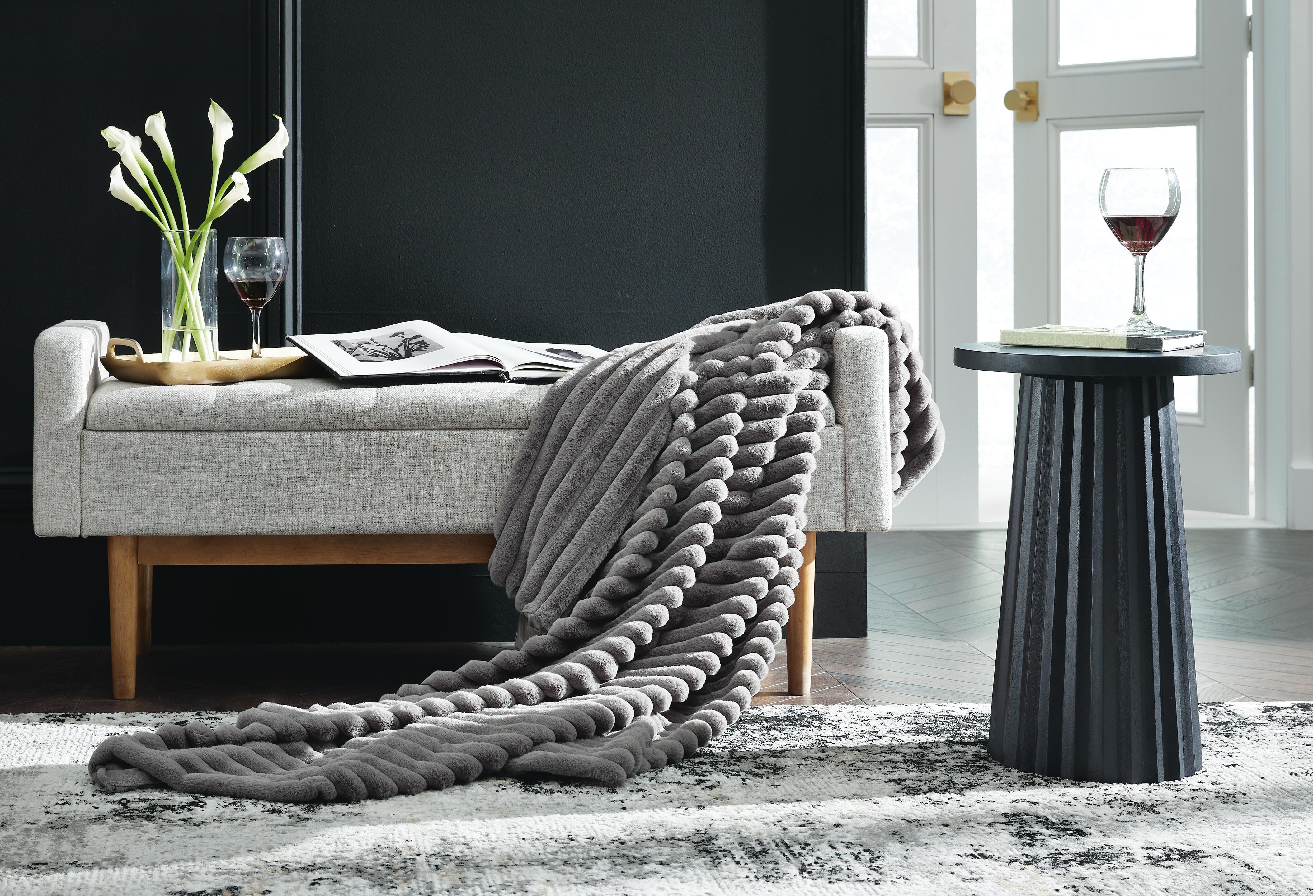Click here for Alsonwell Throw  Gray prices