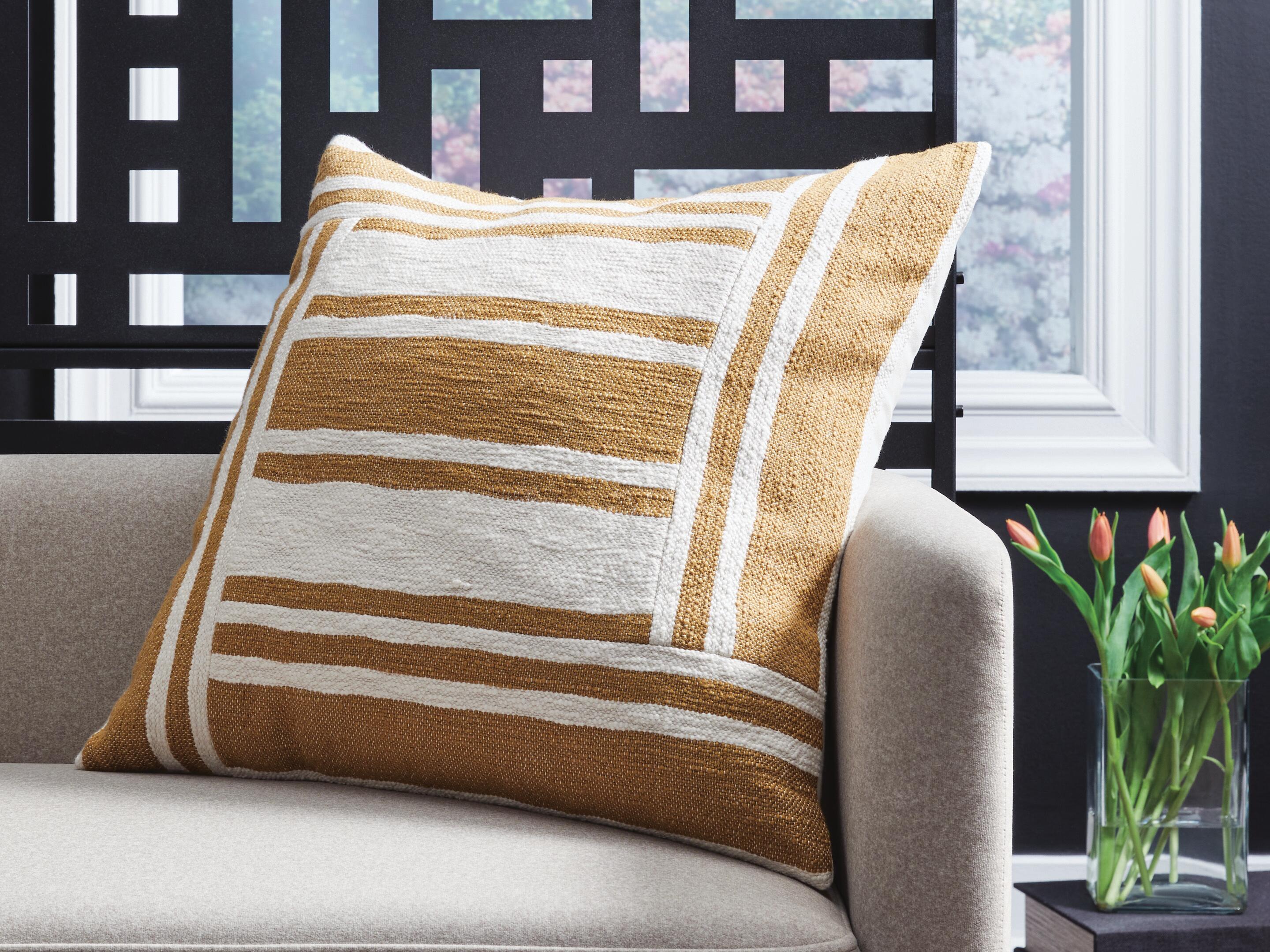 Click here for Darrman Pillow  Ochre/Ivory prices