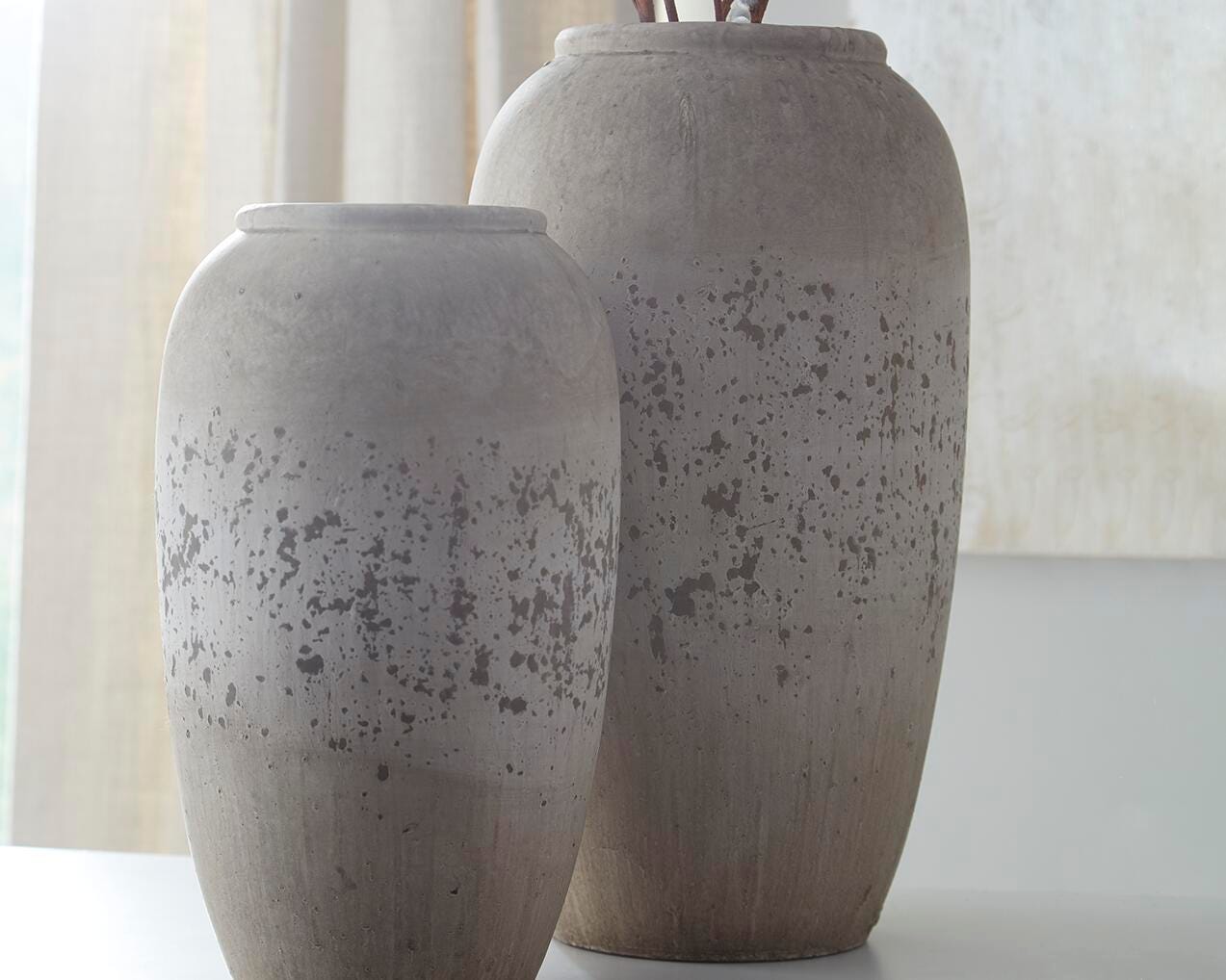 Click here for Dimitra Vase (Set of 2)  Brown/Cream prices