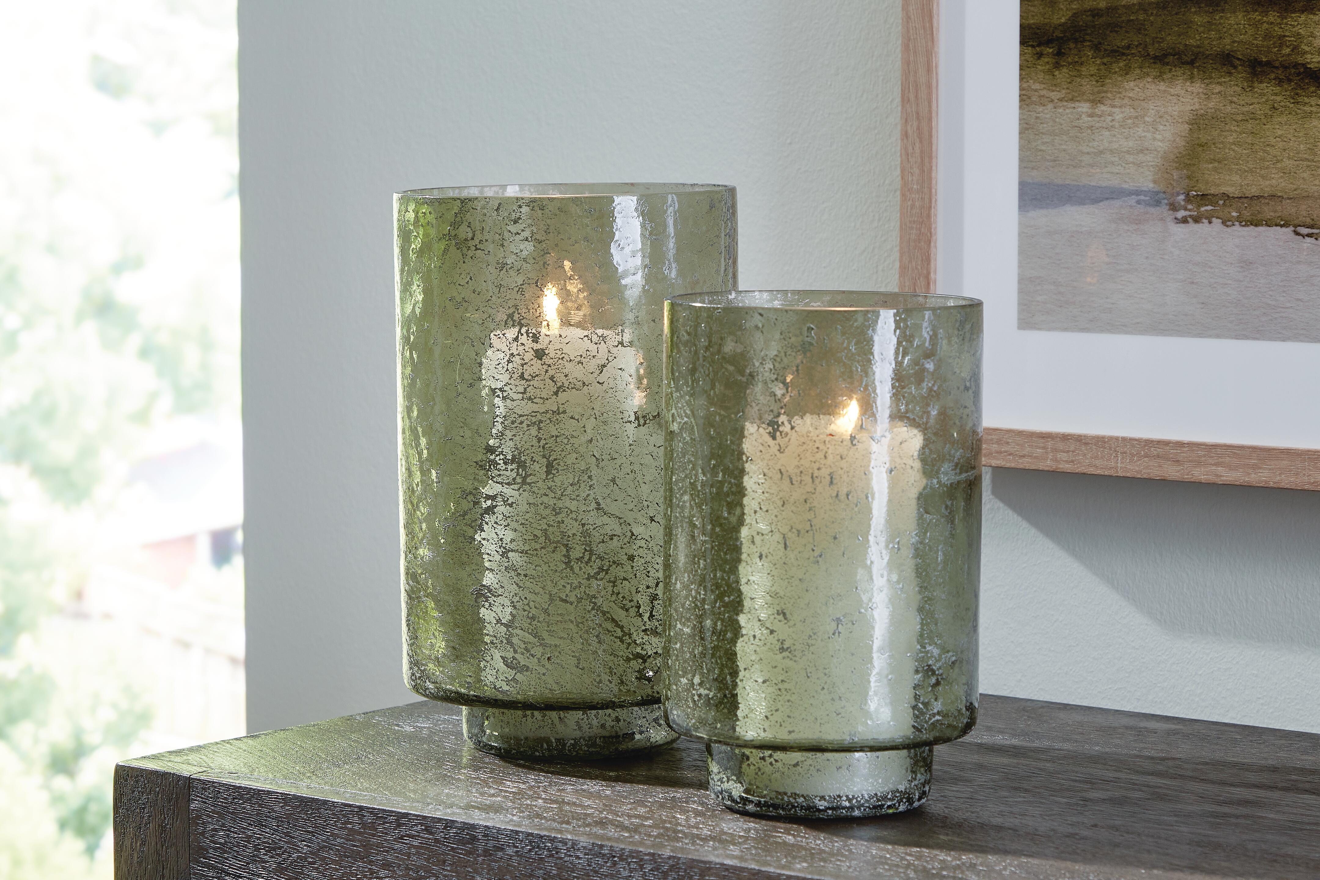 Click here for Clarkton Candle Holder Set (Set of 2)  Green prices