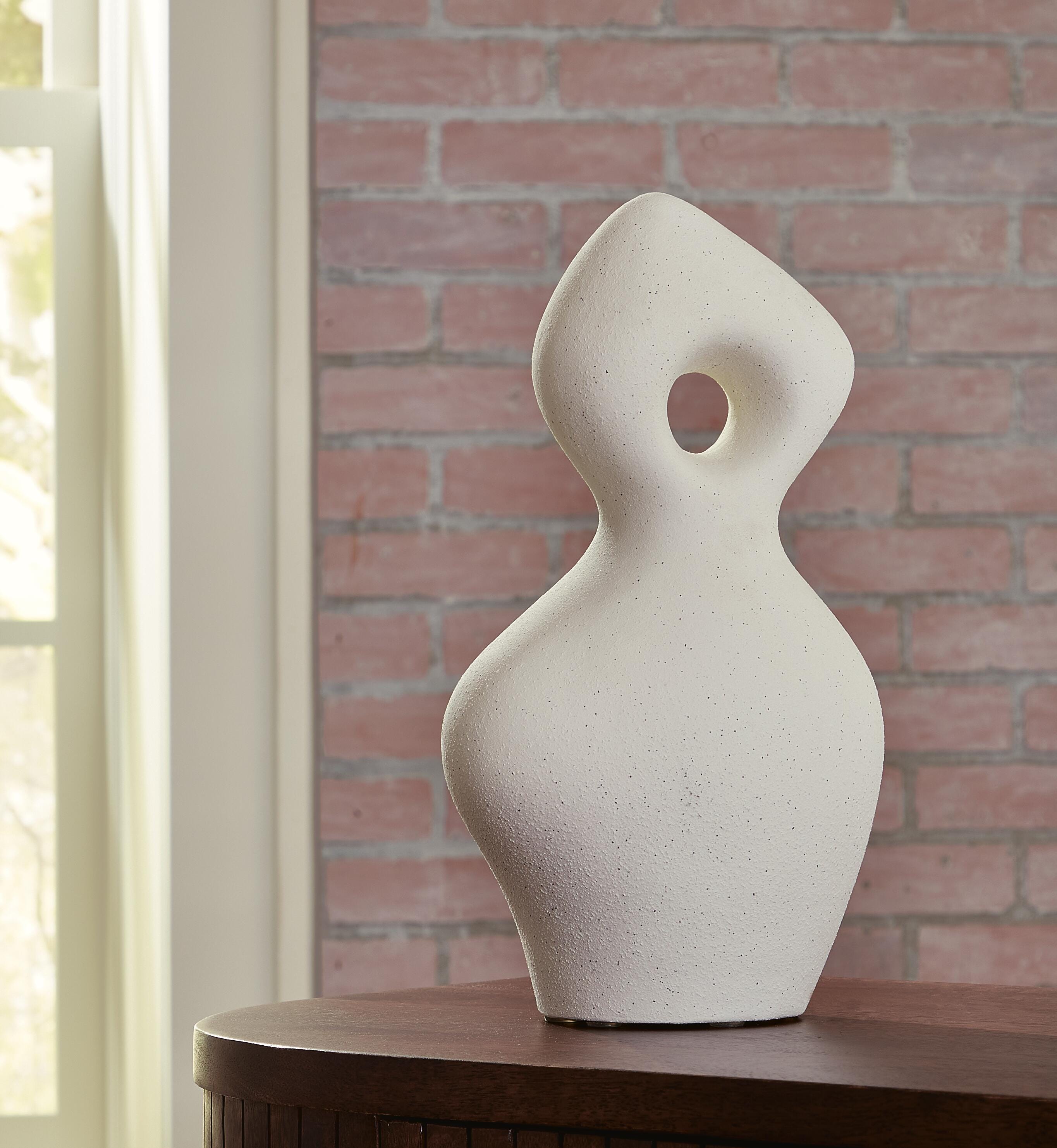Click here for Arthrow Ceramic Tall Sculpture  Off White prices