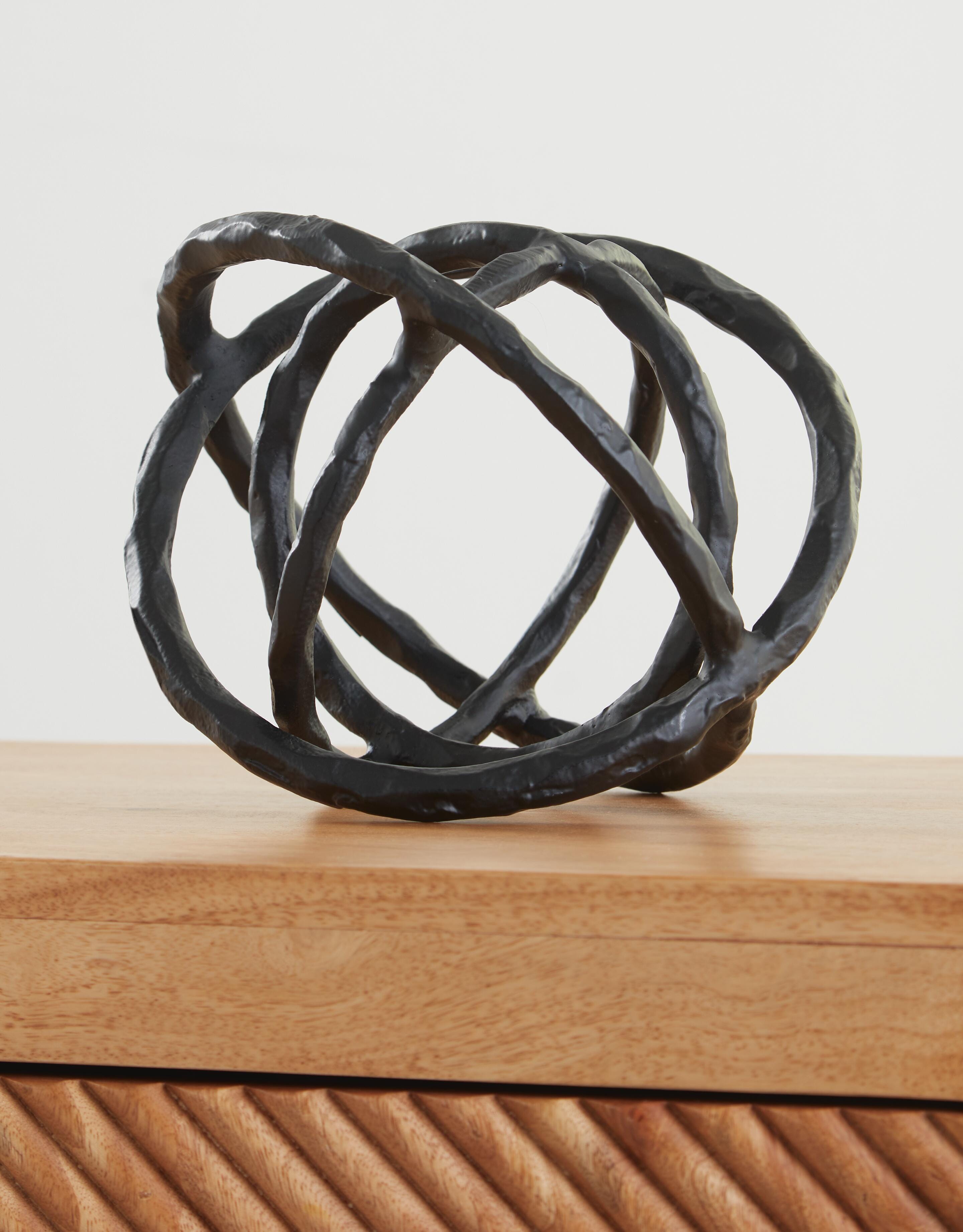 Click here for Barlee Cast Auminium Sculpture (Set of 2)   Black prices