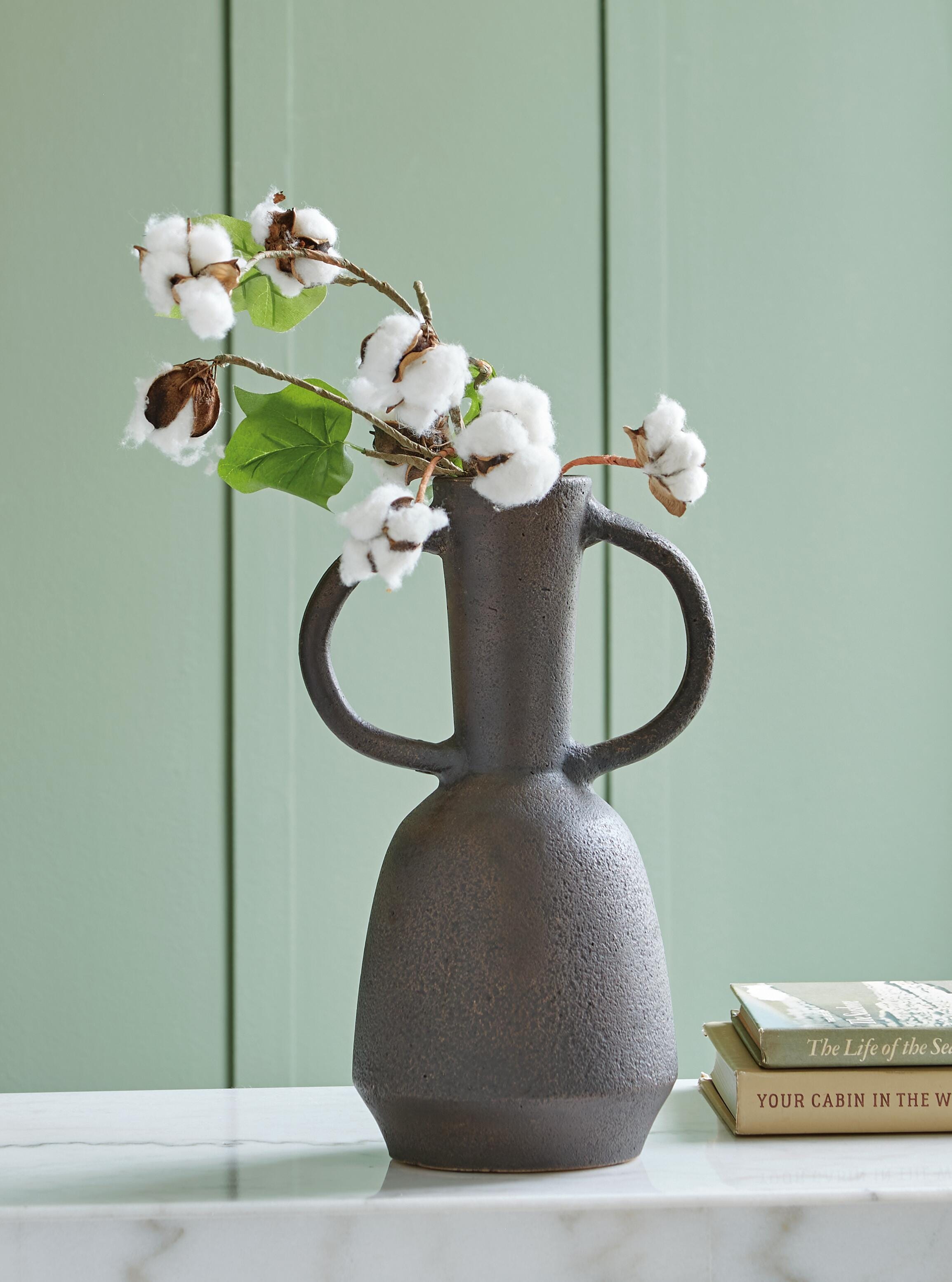 Click here for Aadeen Vase  Distressed Brown prices
