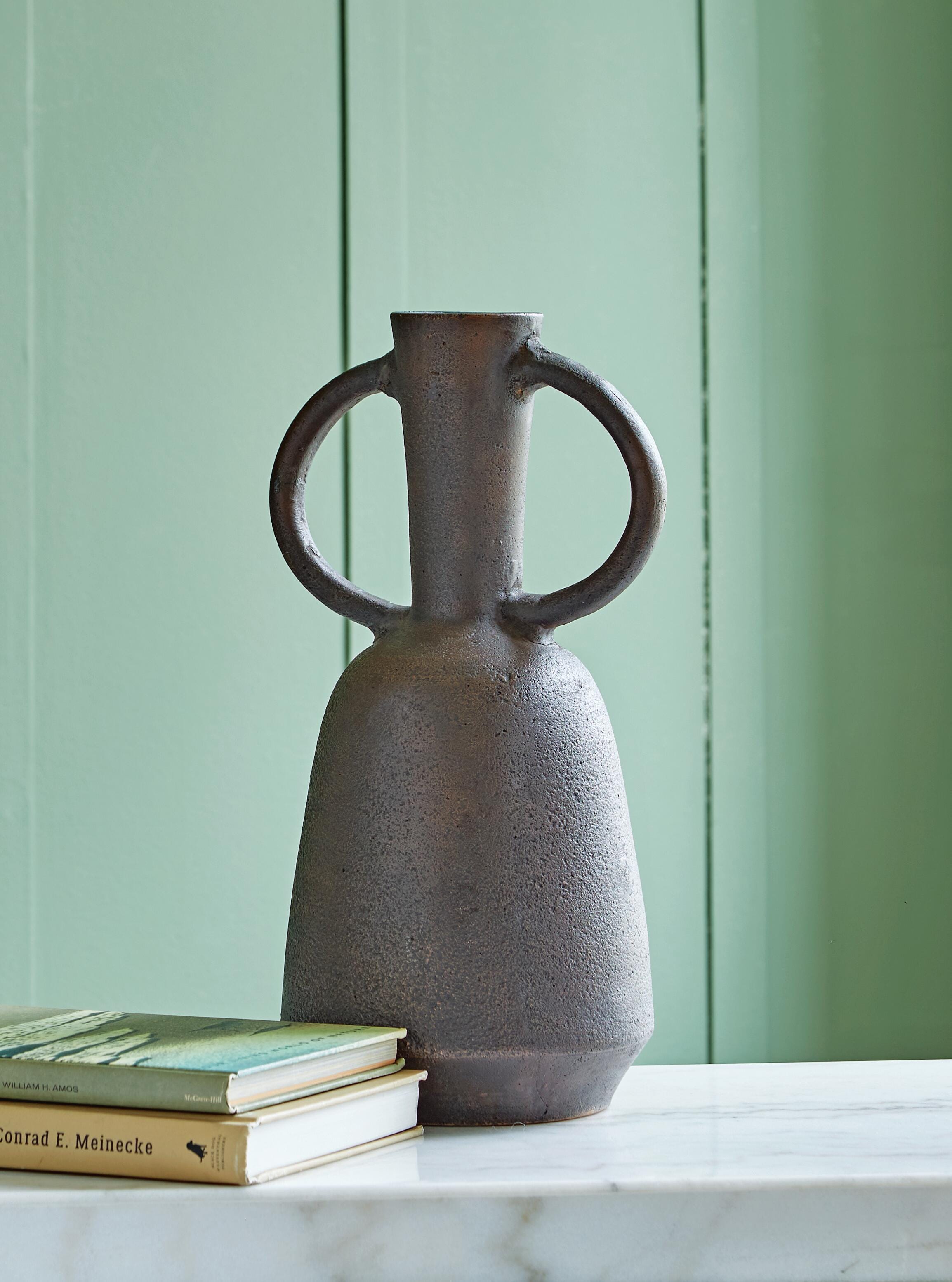 Click here for Aadeen Vase  Distressed Brown prices