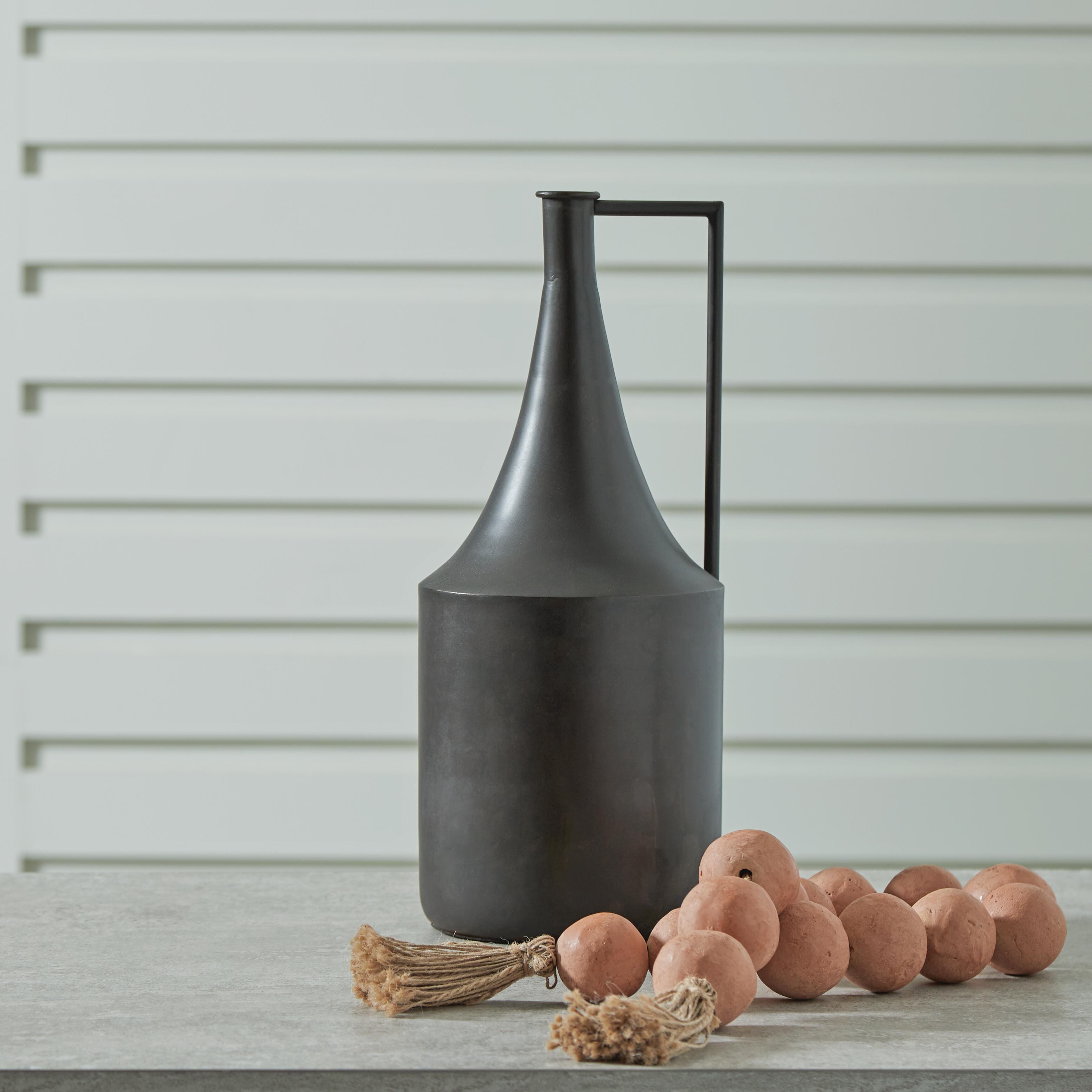 Click here for Zainforth Medium Vase  Distressed Brown prices