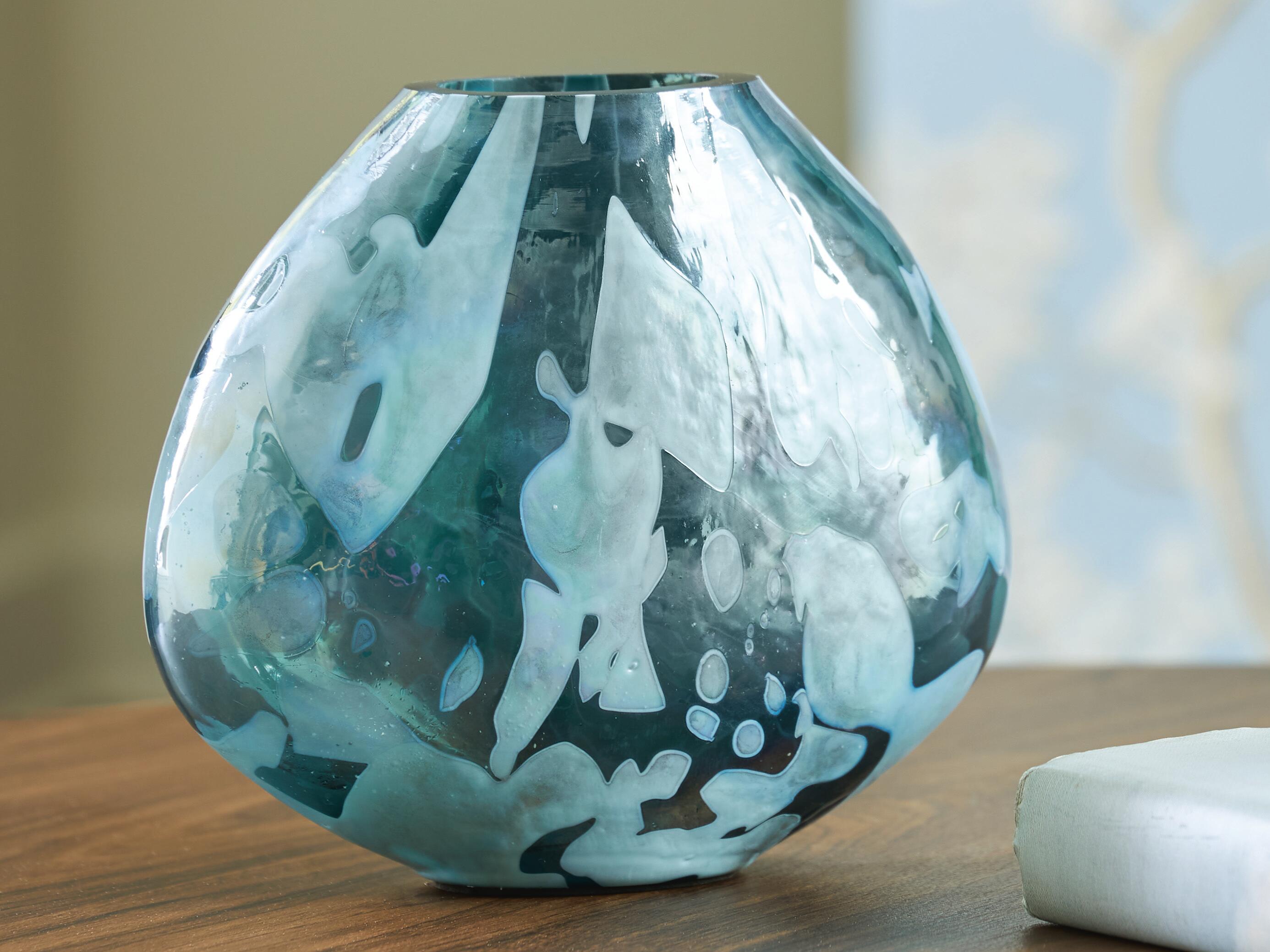 Click here for Cartshaw Vase  Iridescent Teal prices