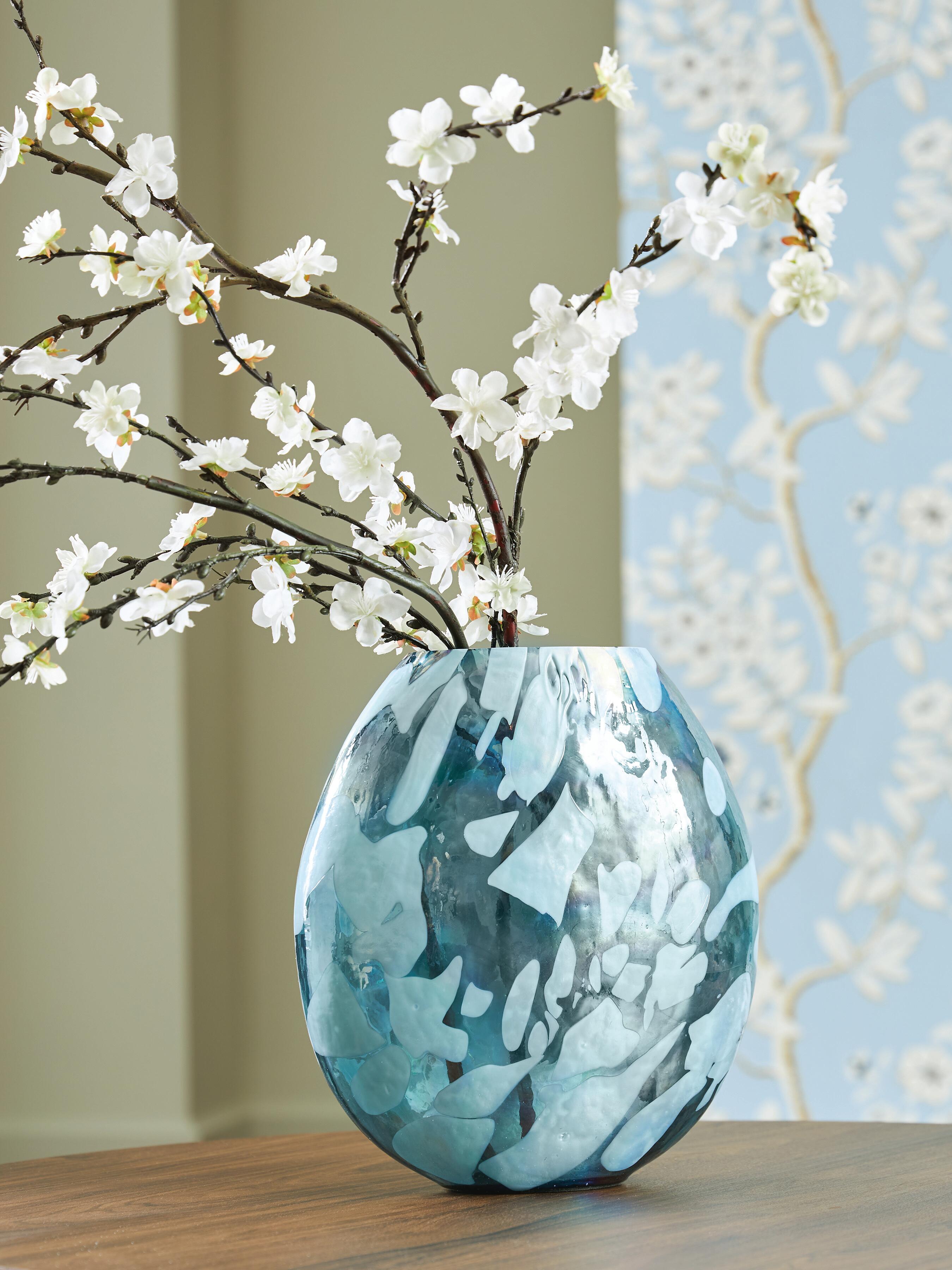 Click here for Cartshaw Large Vase  Iridescent Teal prices