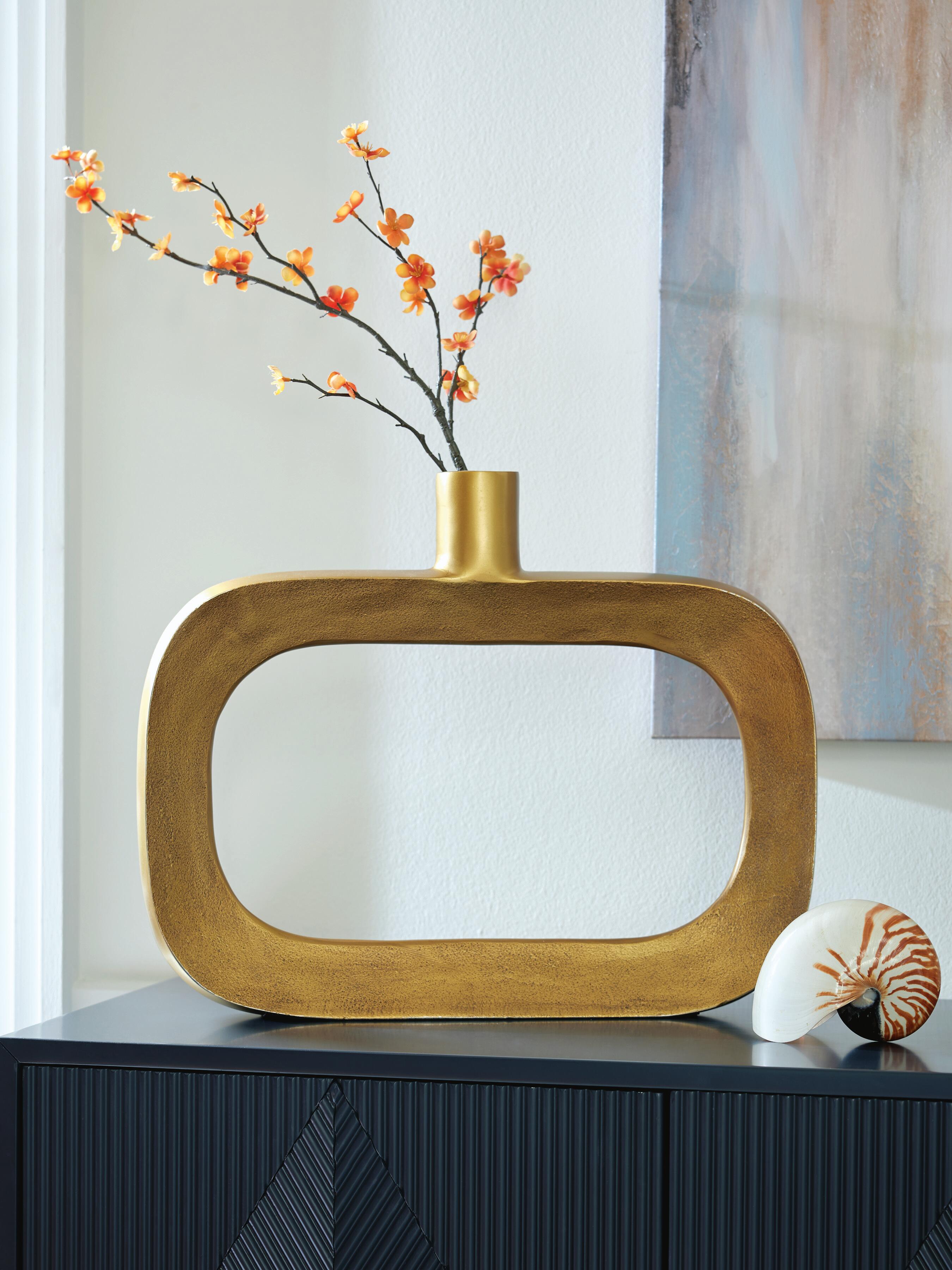 Click here for Lawtonville Vase  Antique Gold Finish prices