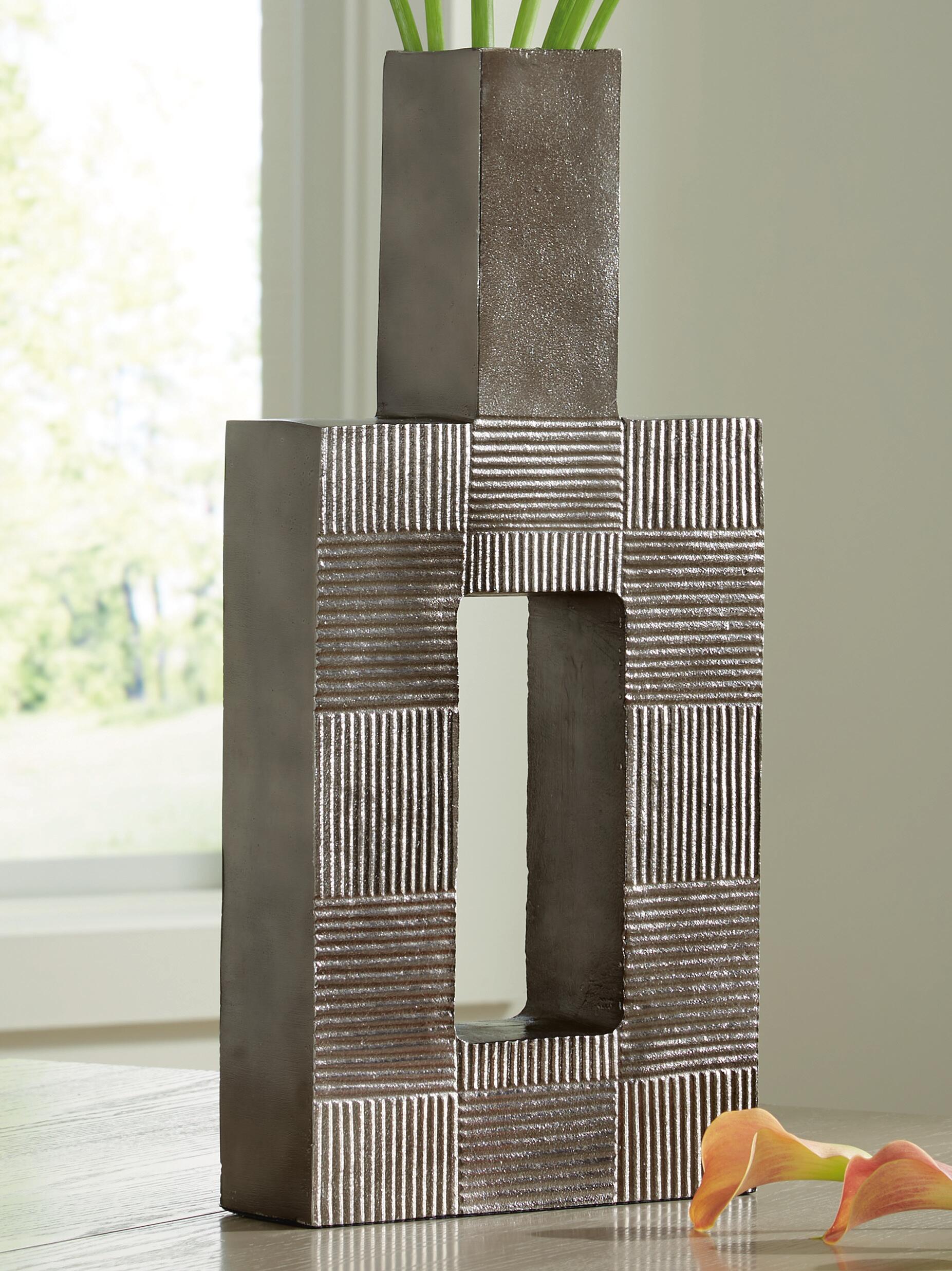 Click here for Wrengrove Tall Vase  Antique Nickel Finish prices