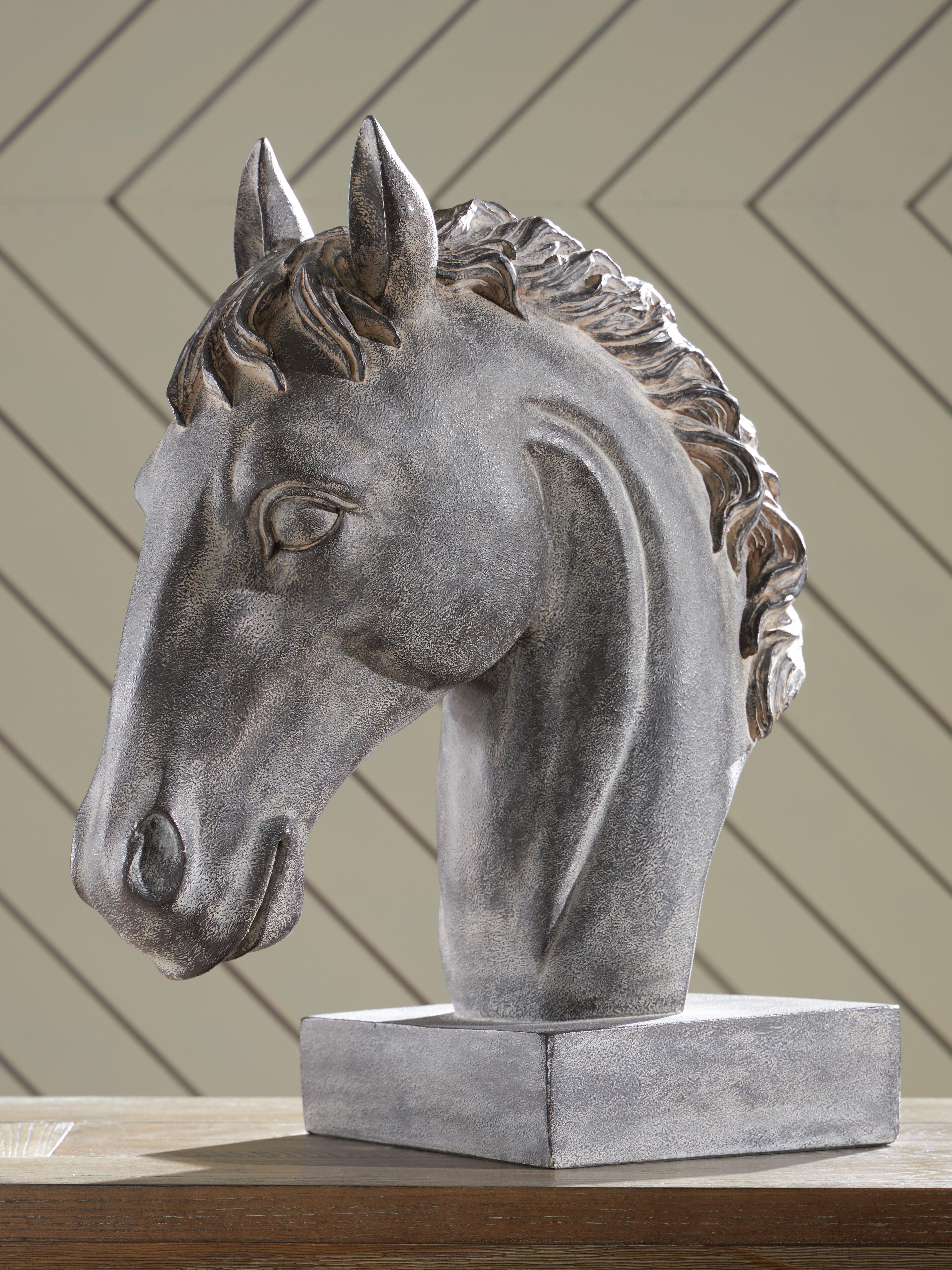 Click here for Carnlow Horse Head Sculpture   Antique Black prices