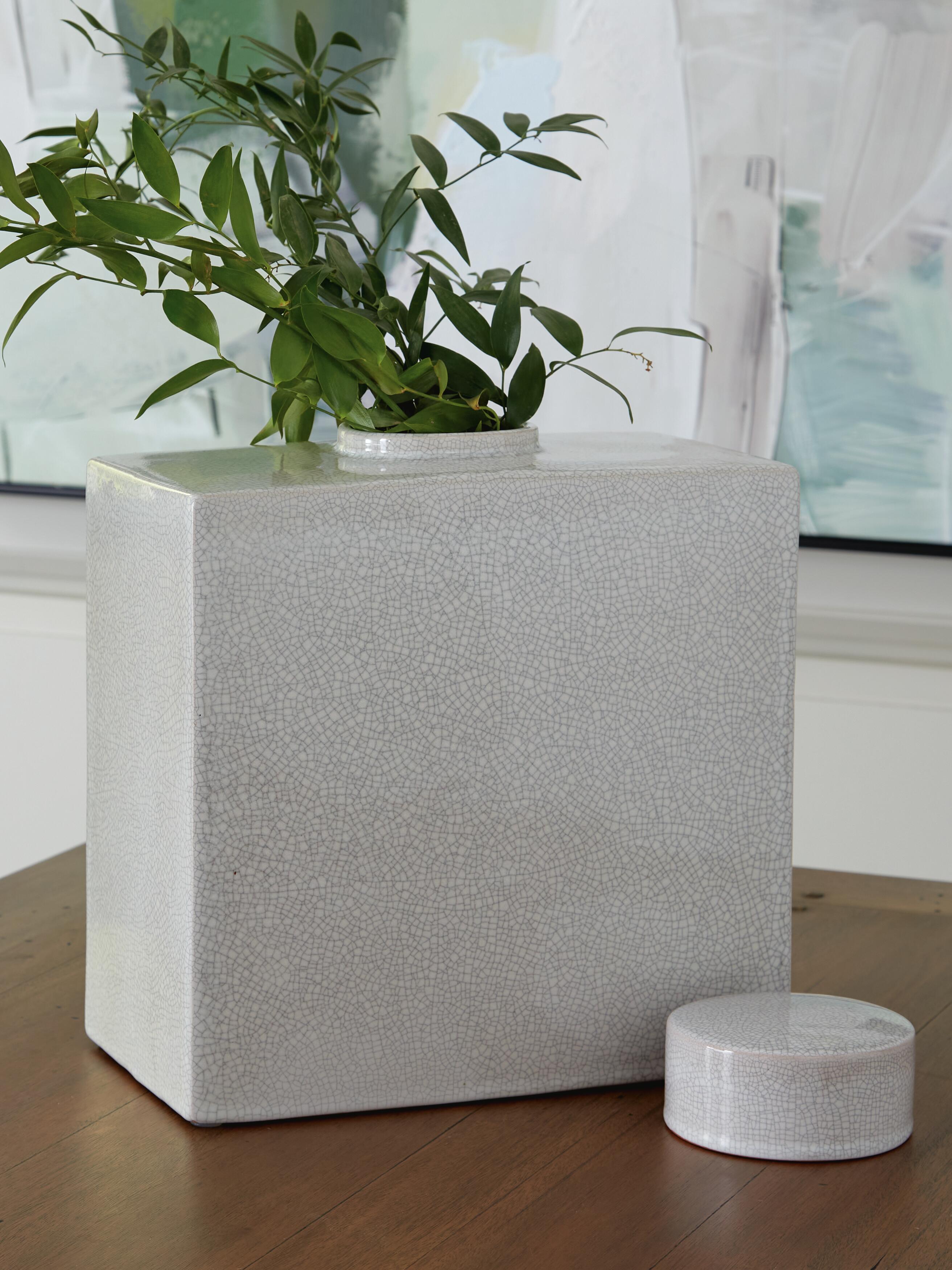 Click here for Haddworth Ceramic Large Jar  Antique White prices