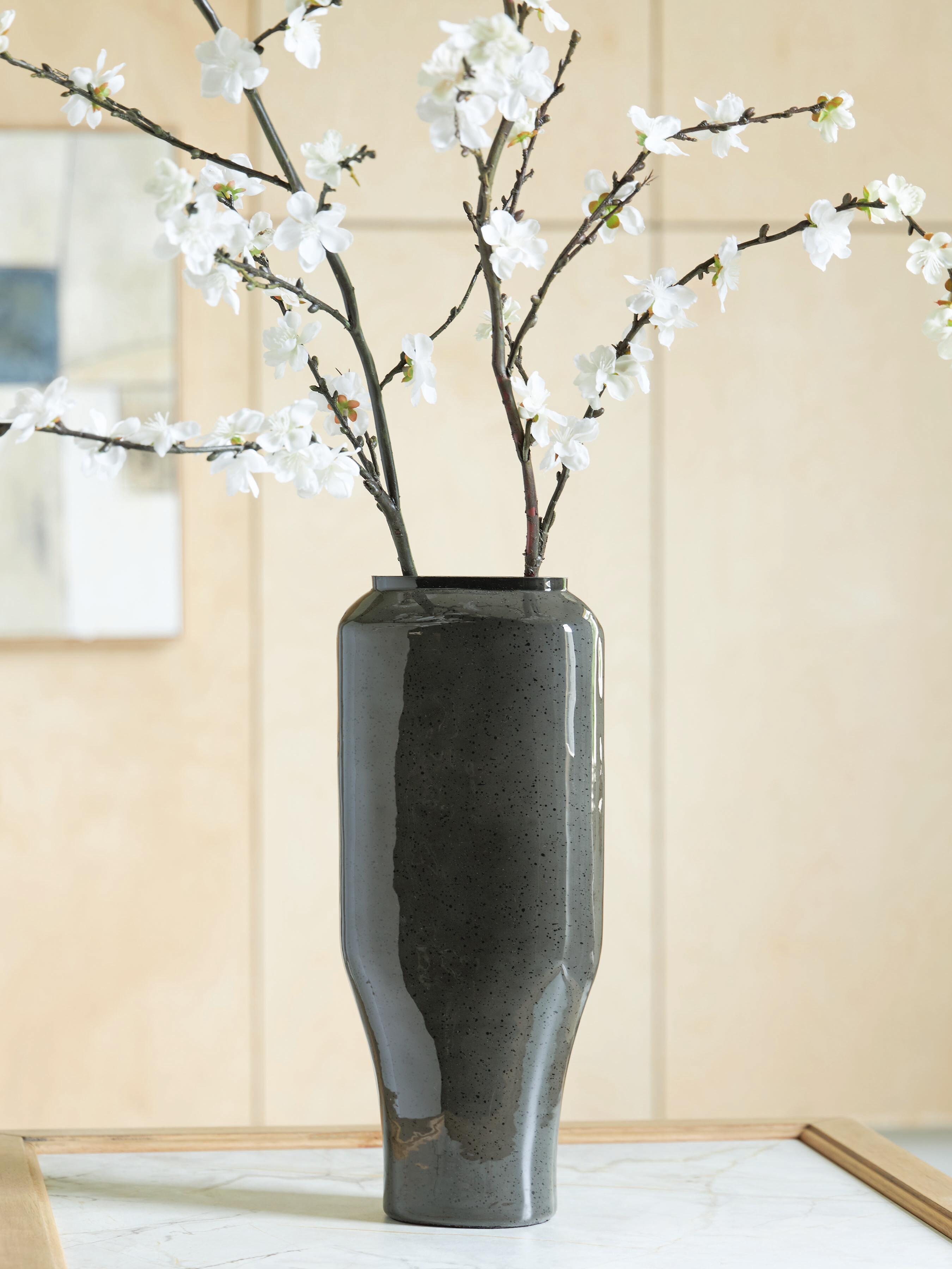 Click here for Kierlain Vase  Gray/Black prices