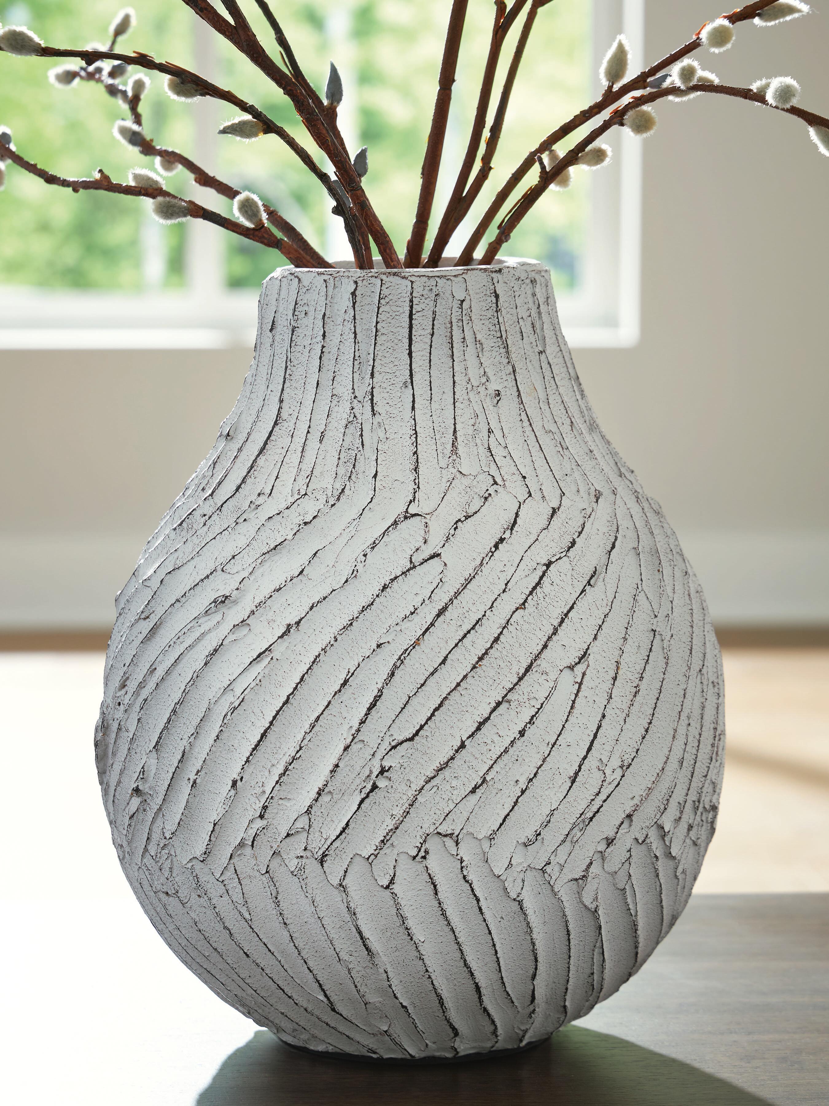 Click here for Shelvie Vase  Distressed White prices