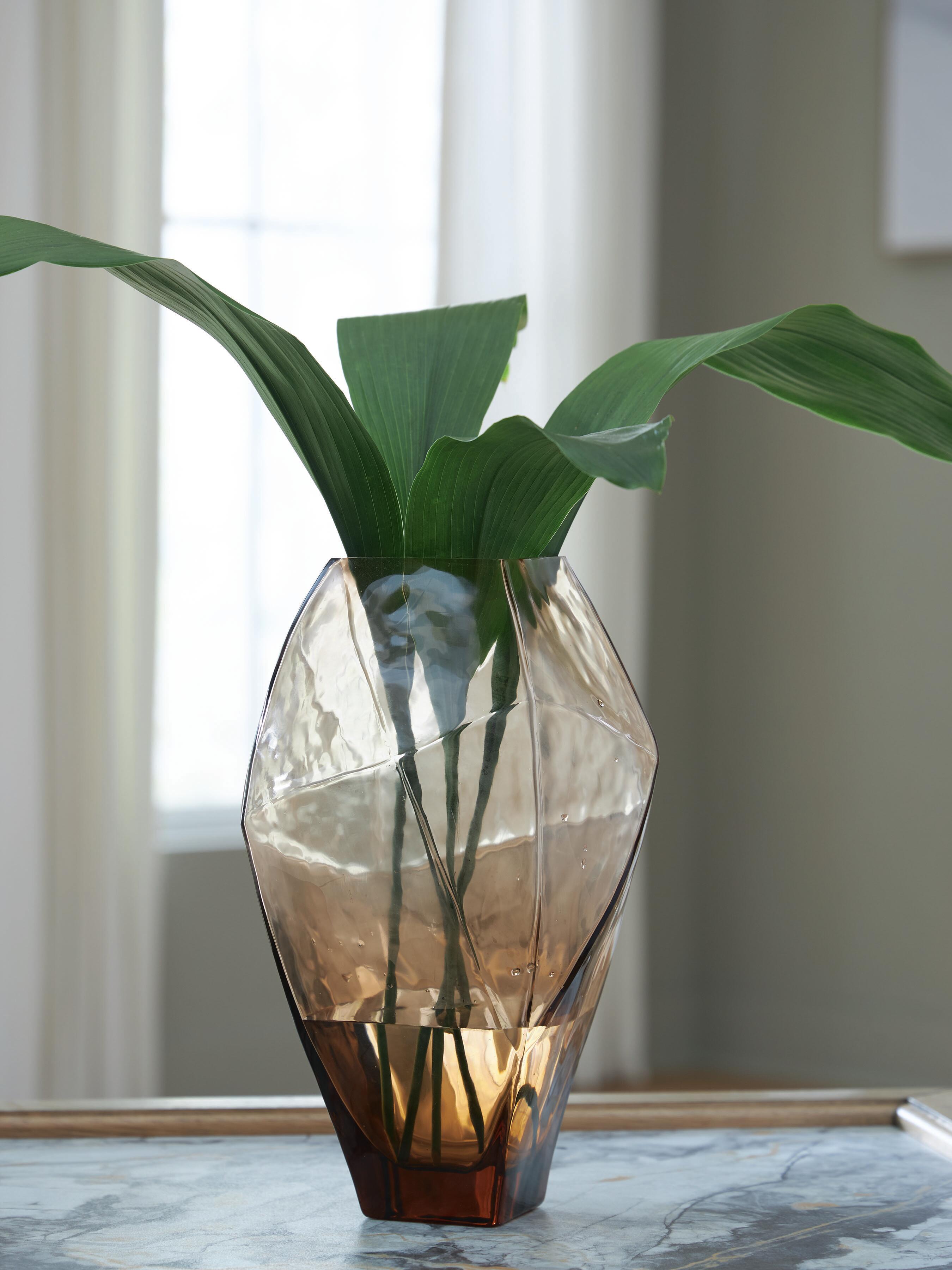 Click here for Ewart Brown Glass Vase  Light Brown prices
