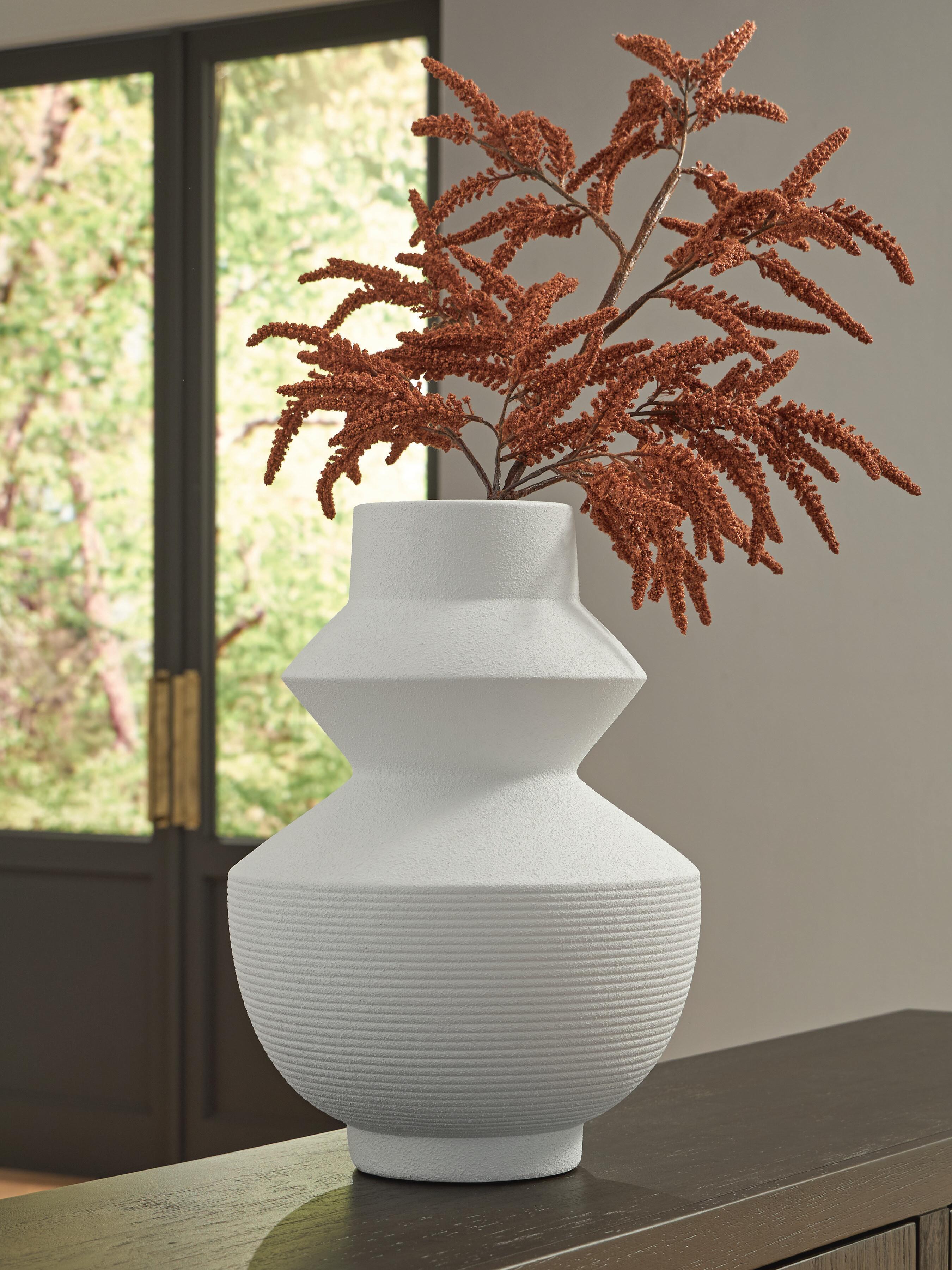 Click here for Naveen Vase  White prices