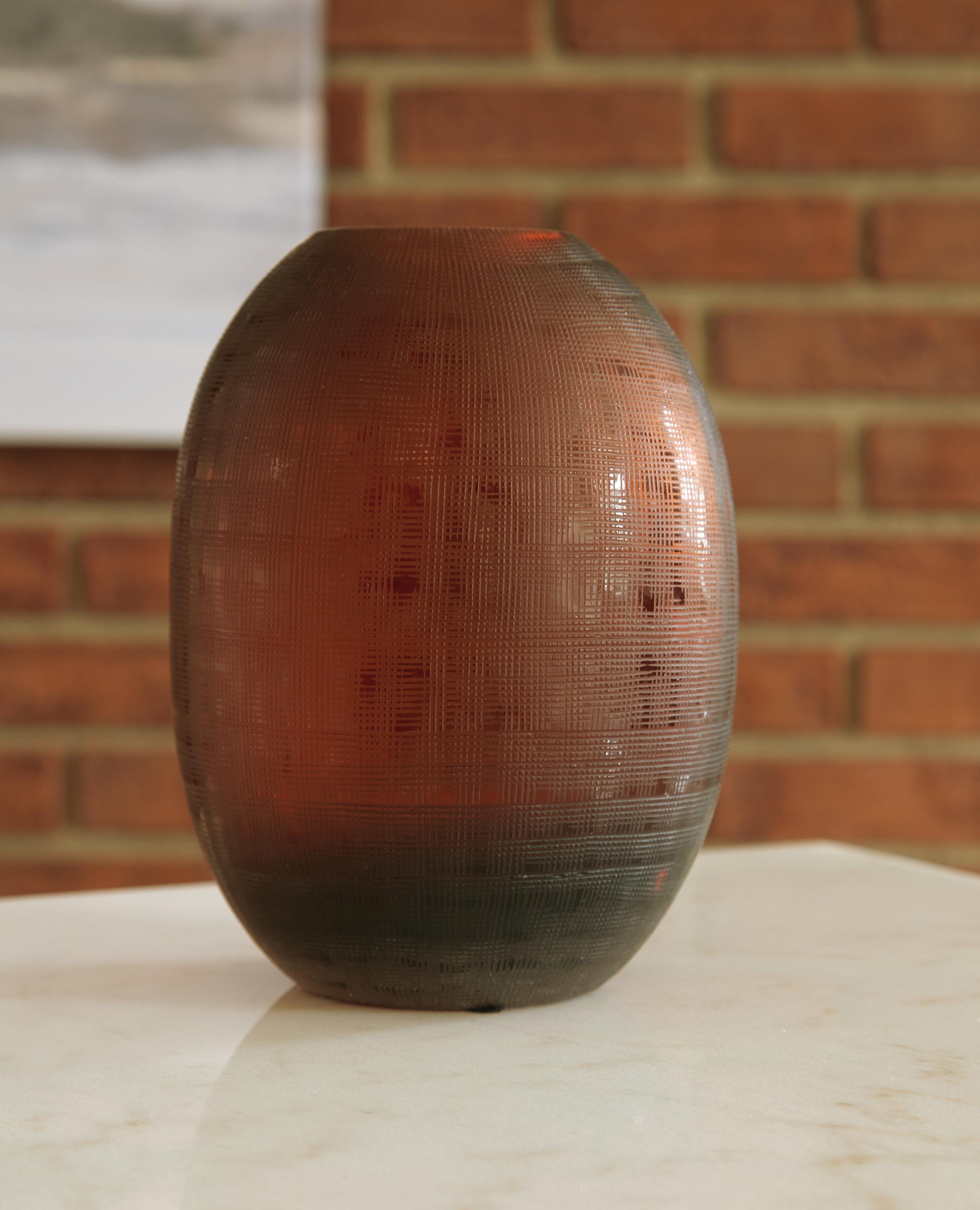 Click here for Embersen Short Vase  Amber prices