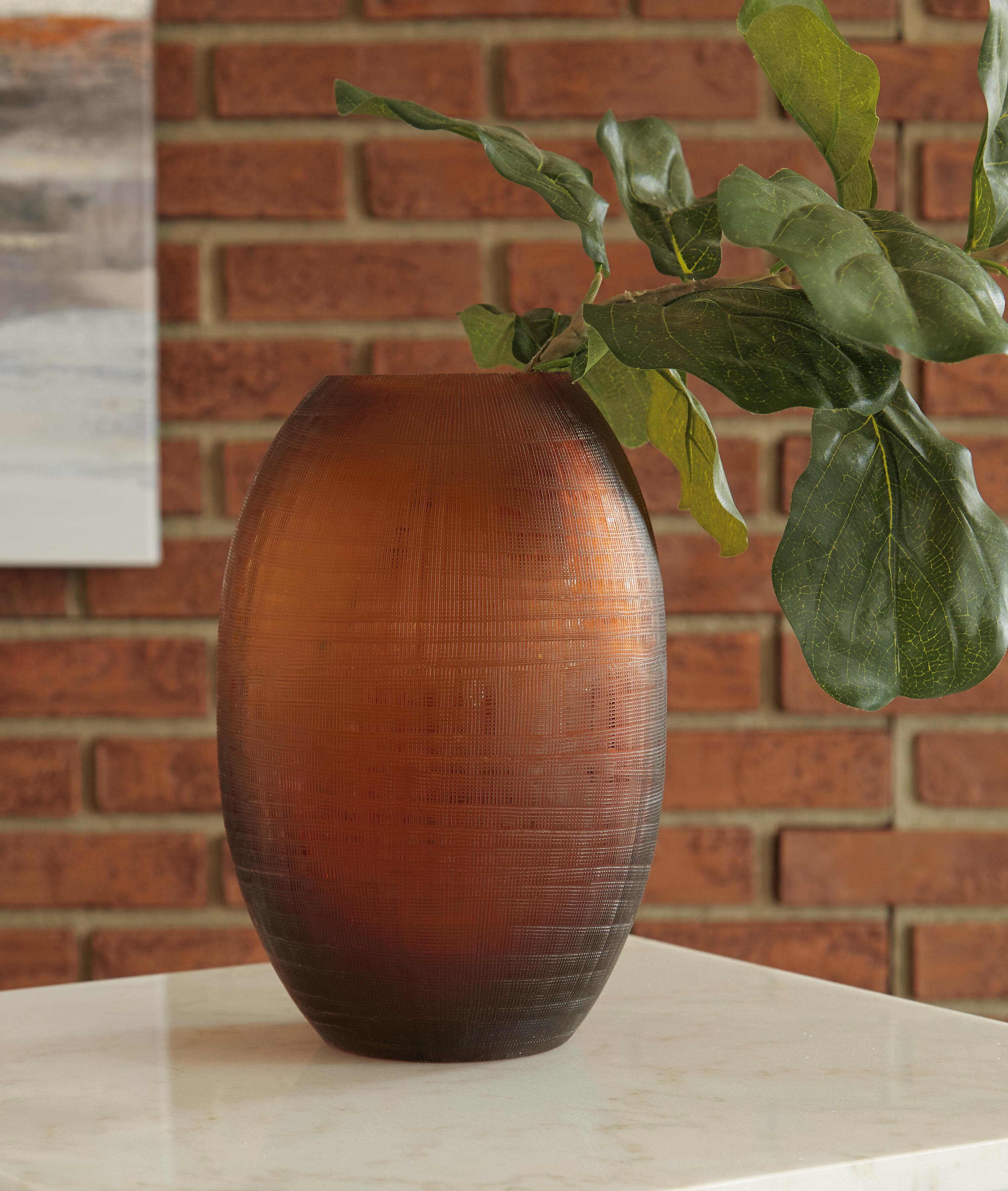 Click here for Embersen Tall Vase  Amber prices