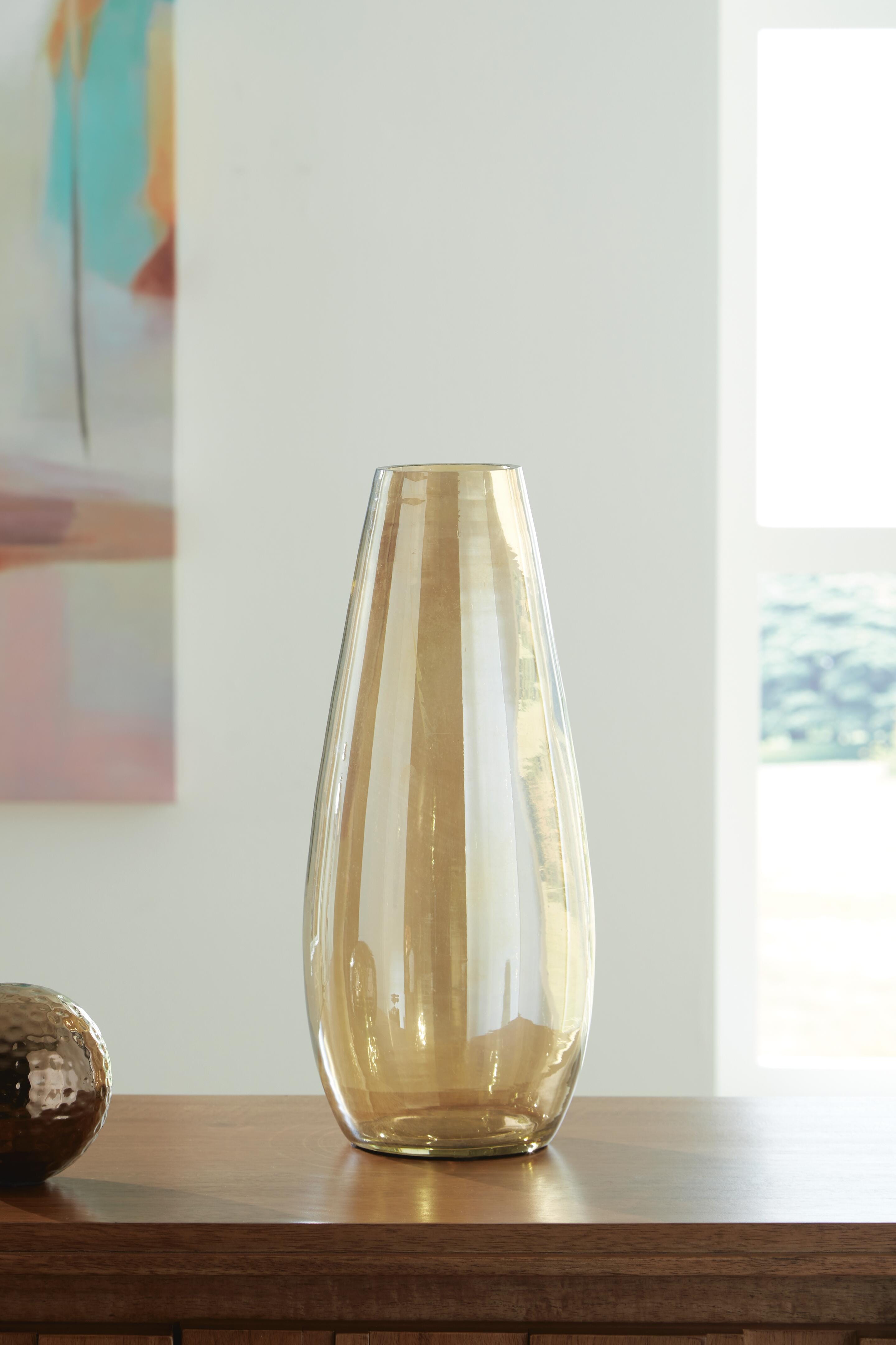 Click here for Rhettman Indoor/Outdoor Vase  Amber prices