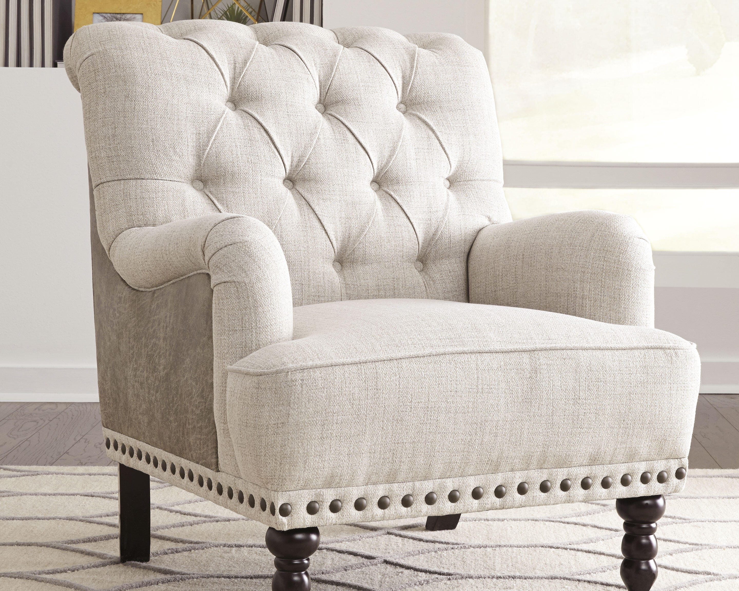 Click here for Tartonelle Accent Chair  Ivory/Taupe prices
