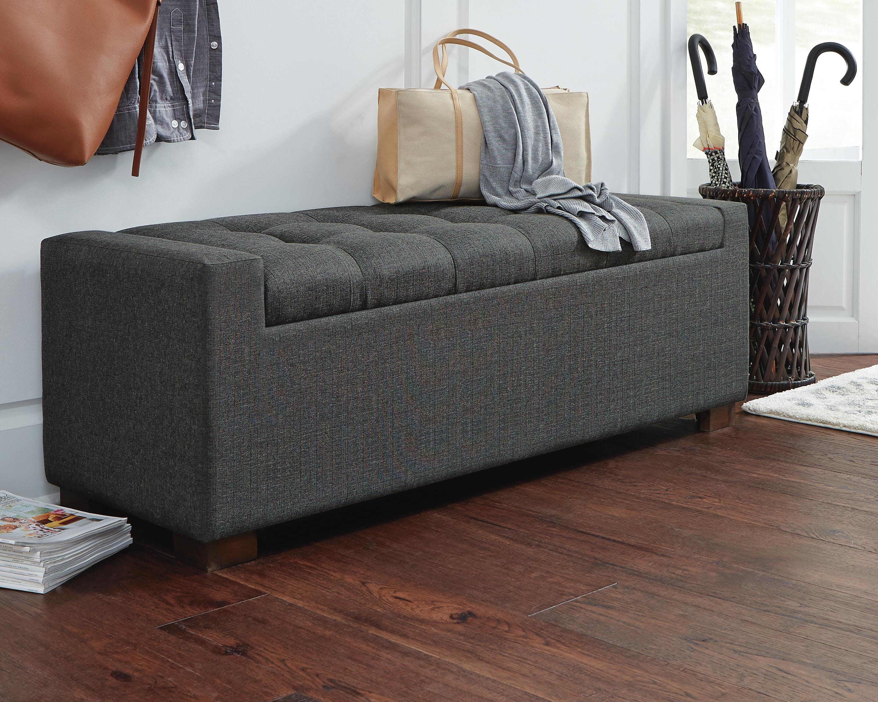 Click here for Cortwell Storage Bench  Gray prices