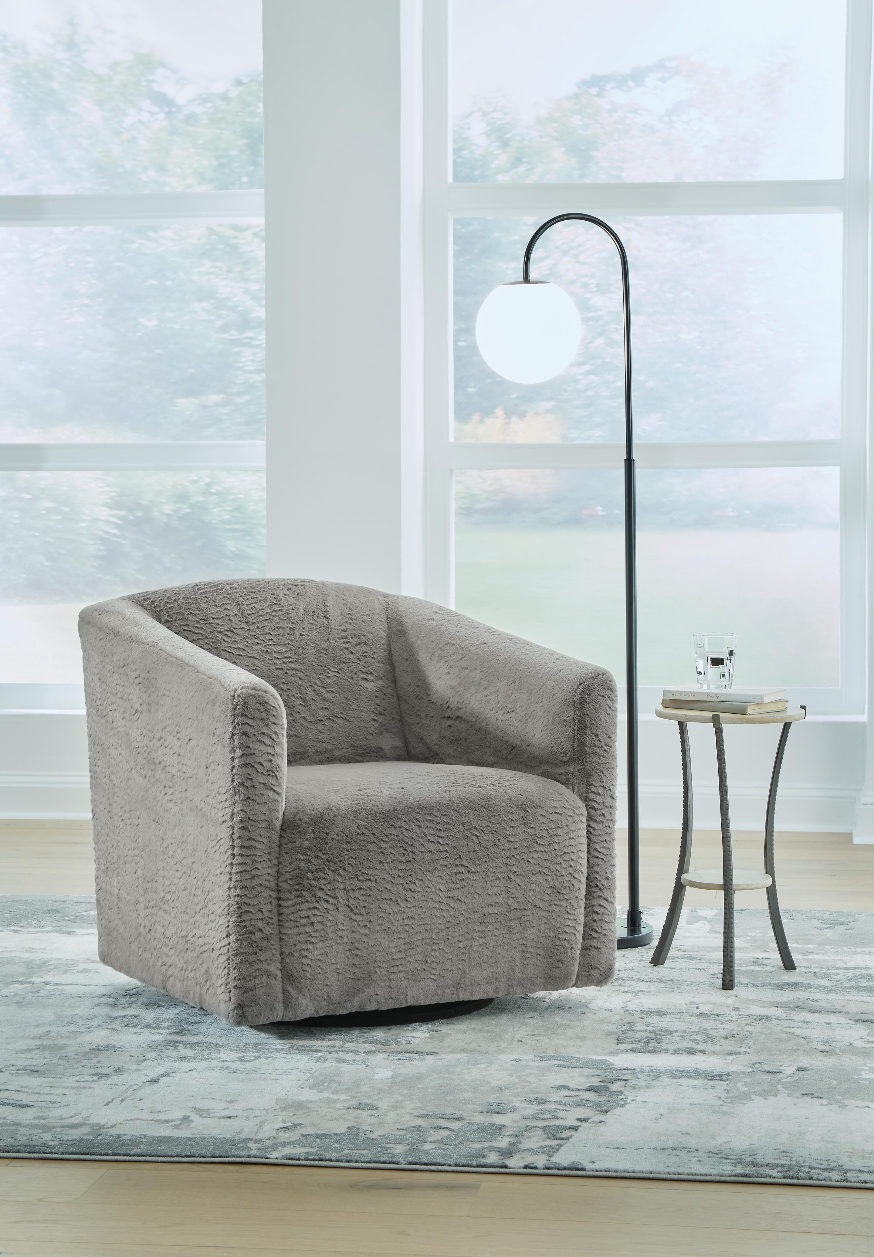 Click here for Bramner Swivel Accent Chair  Charcoal prices