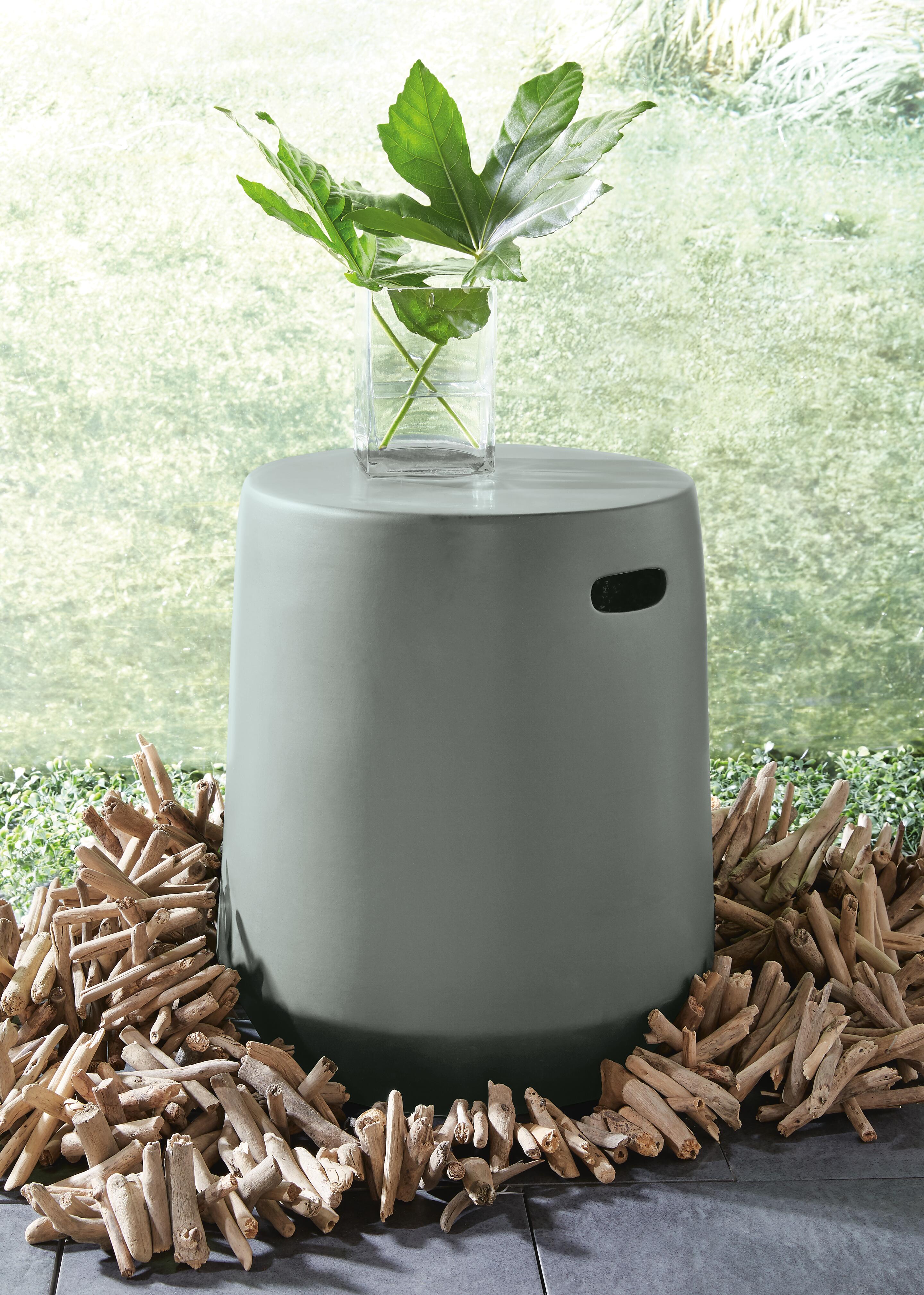 Click here for Kalmunds Indoor/Outdoor Stool  Gray prices