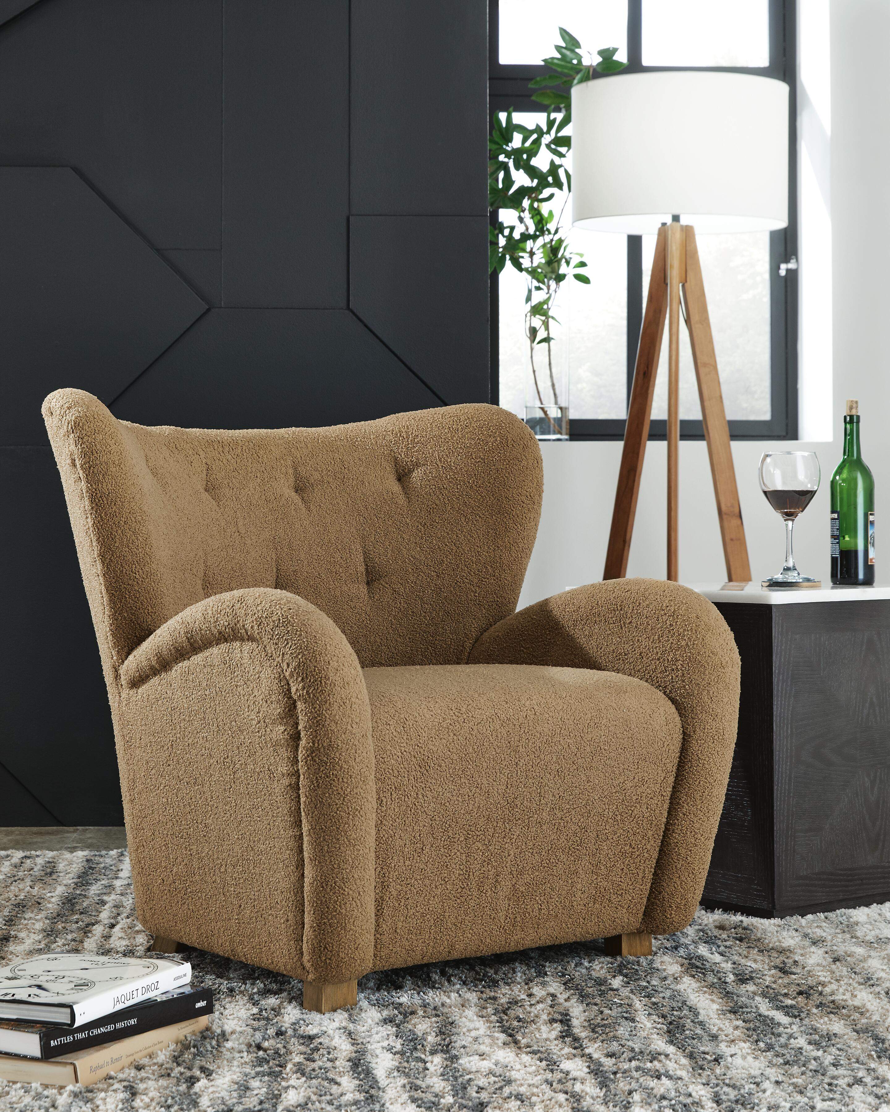 Click here for Larbell Accent Chair  Camel prices