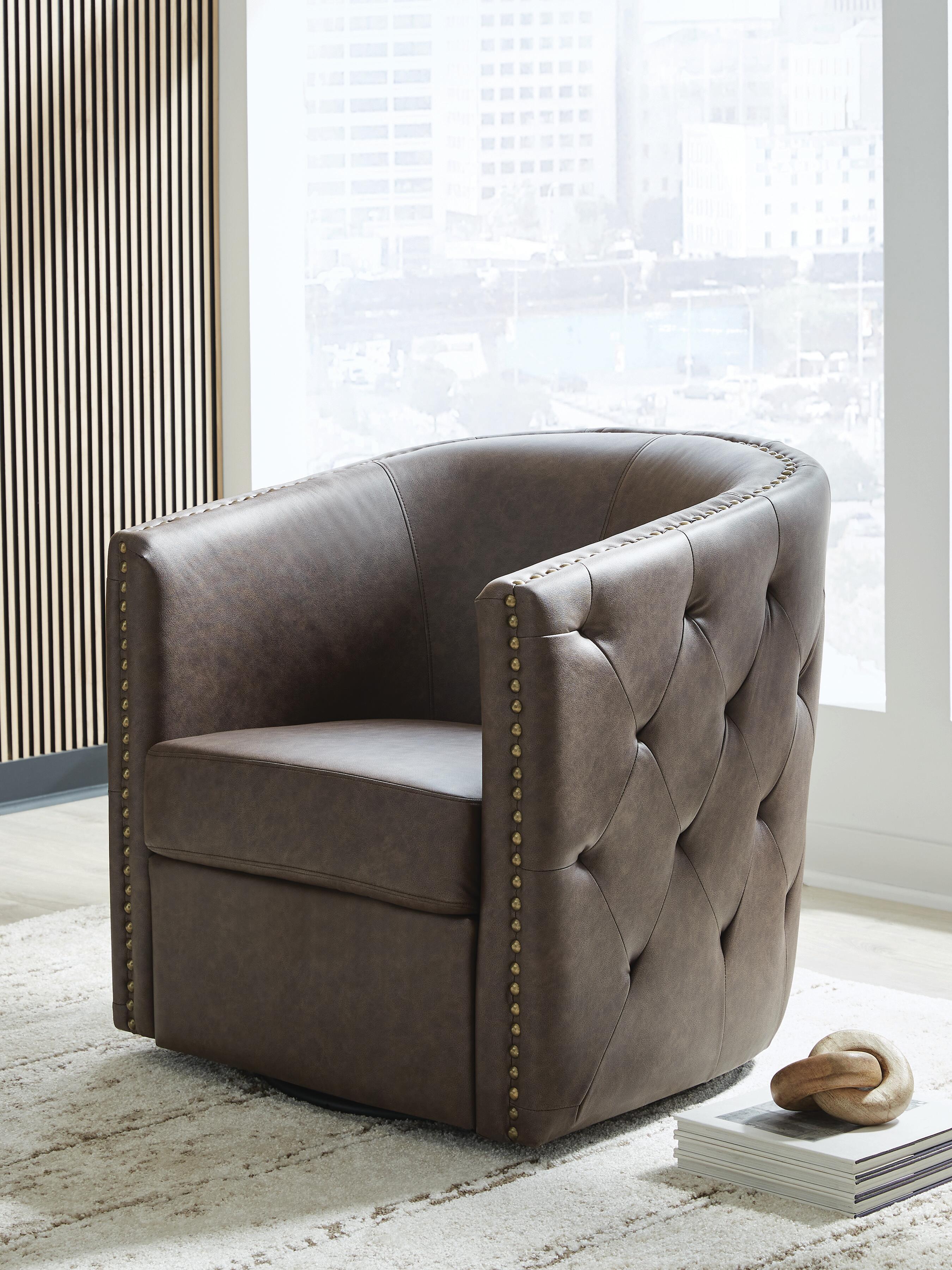 Click here for Brentlow Swivel Accent Chair  Granite prices