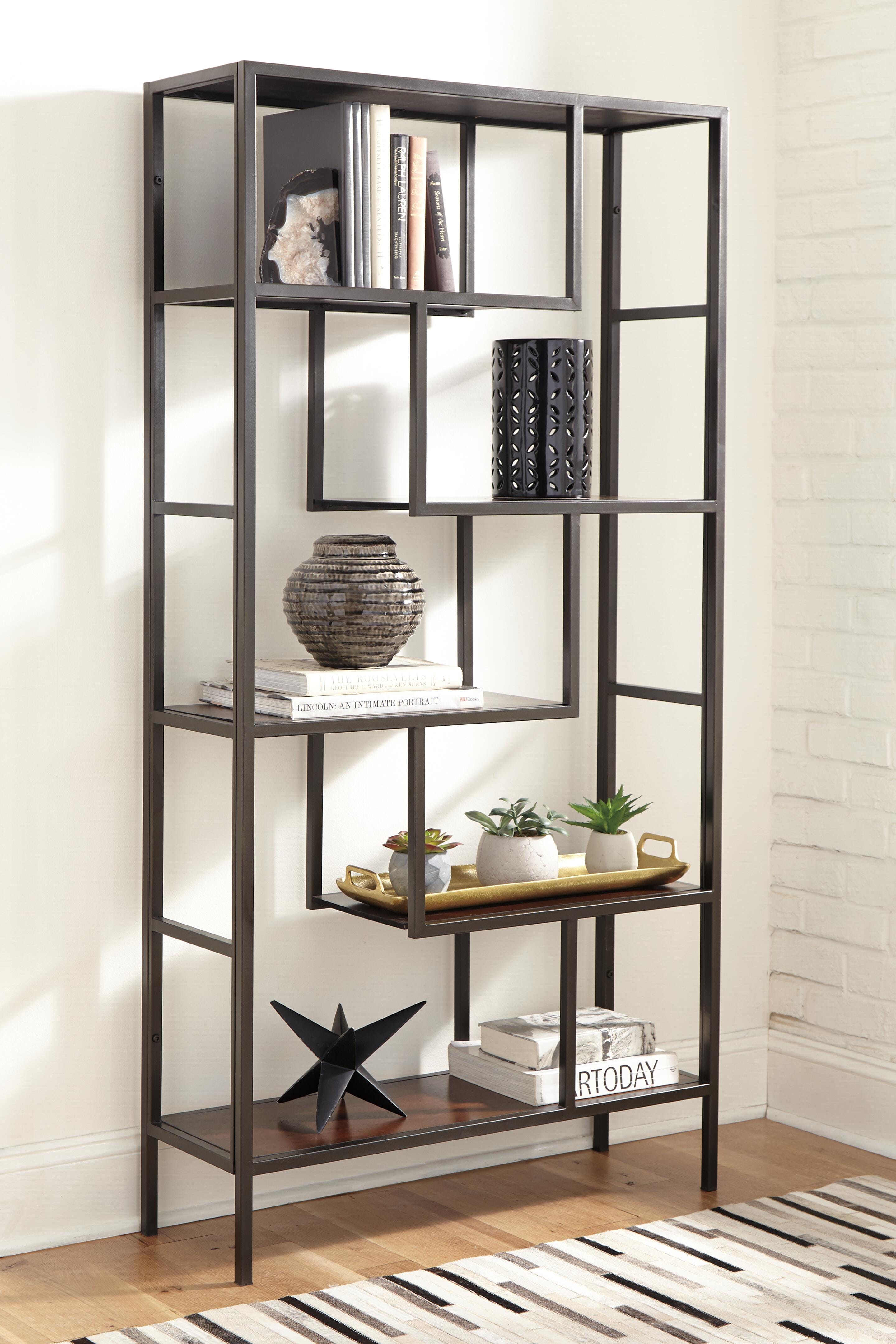 Click here for Frankwell 70 Bookcase  Brown/Black prices