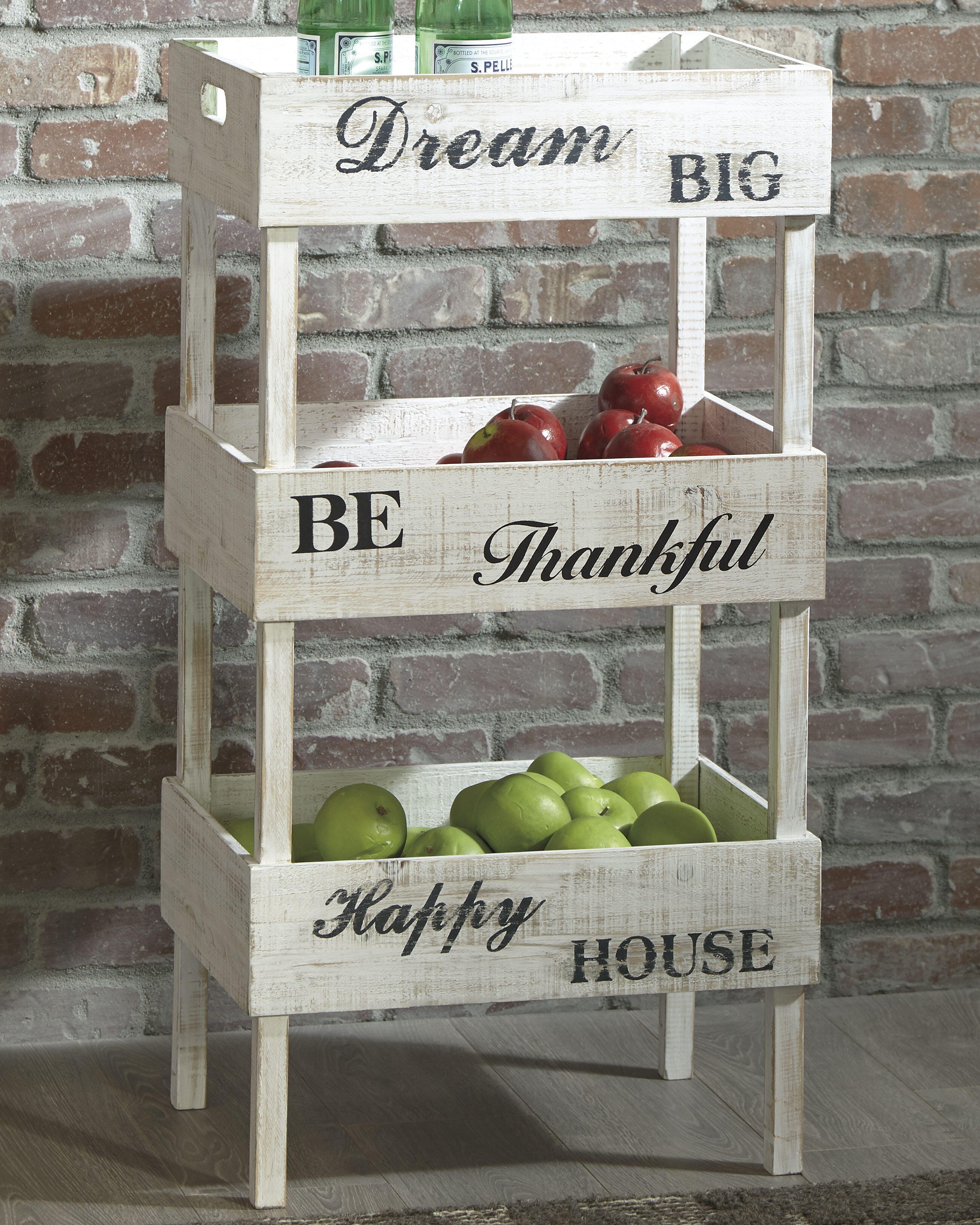 Click here for Yulton Tiered Storage Shelf  Antique White prices