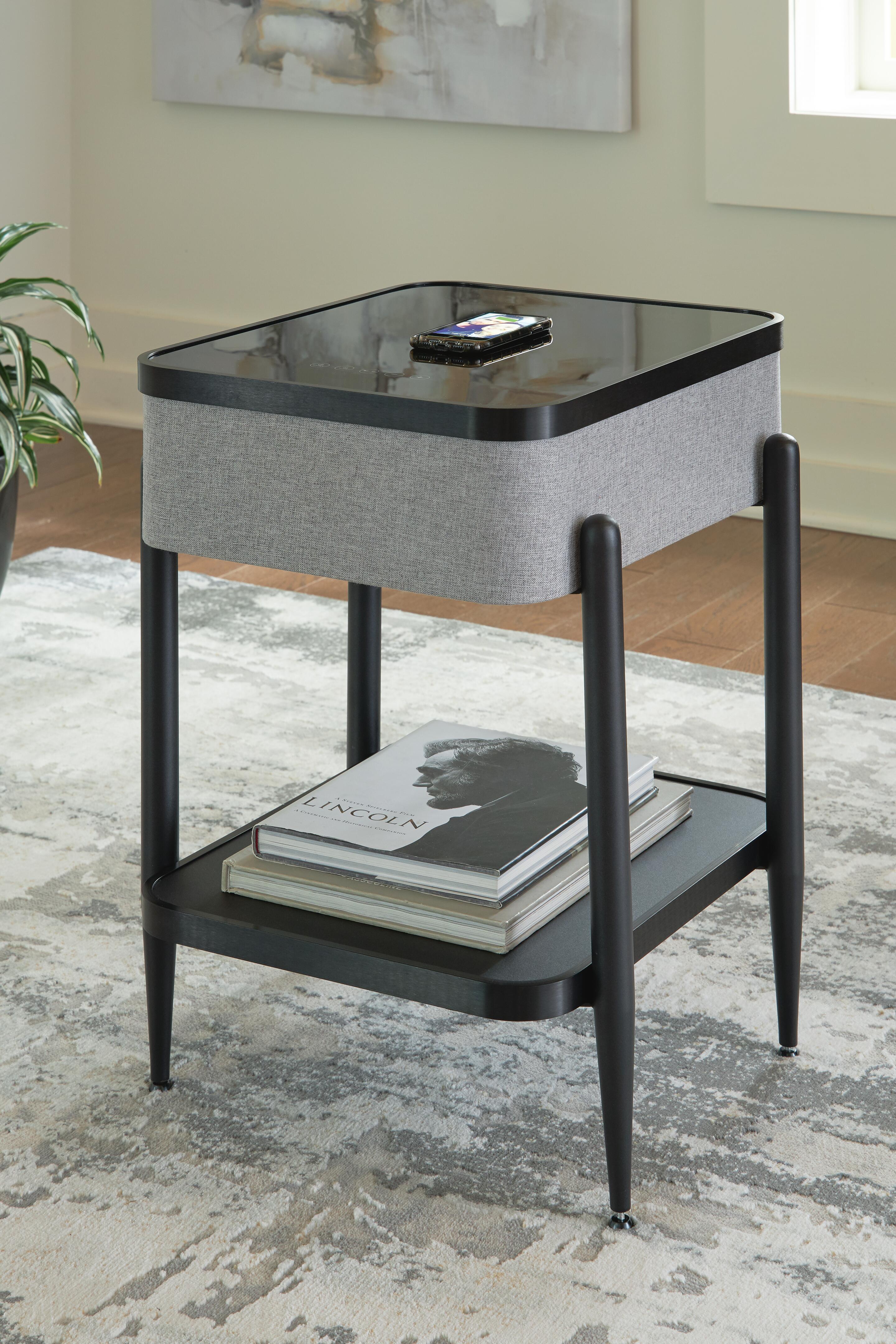 Click here for Jorvalee Built-In Speaker Accent Table with Wirele... prices