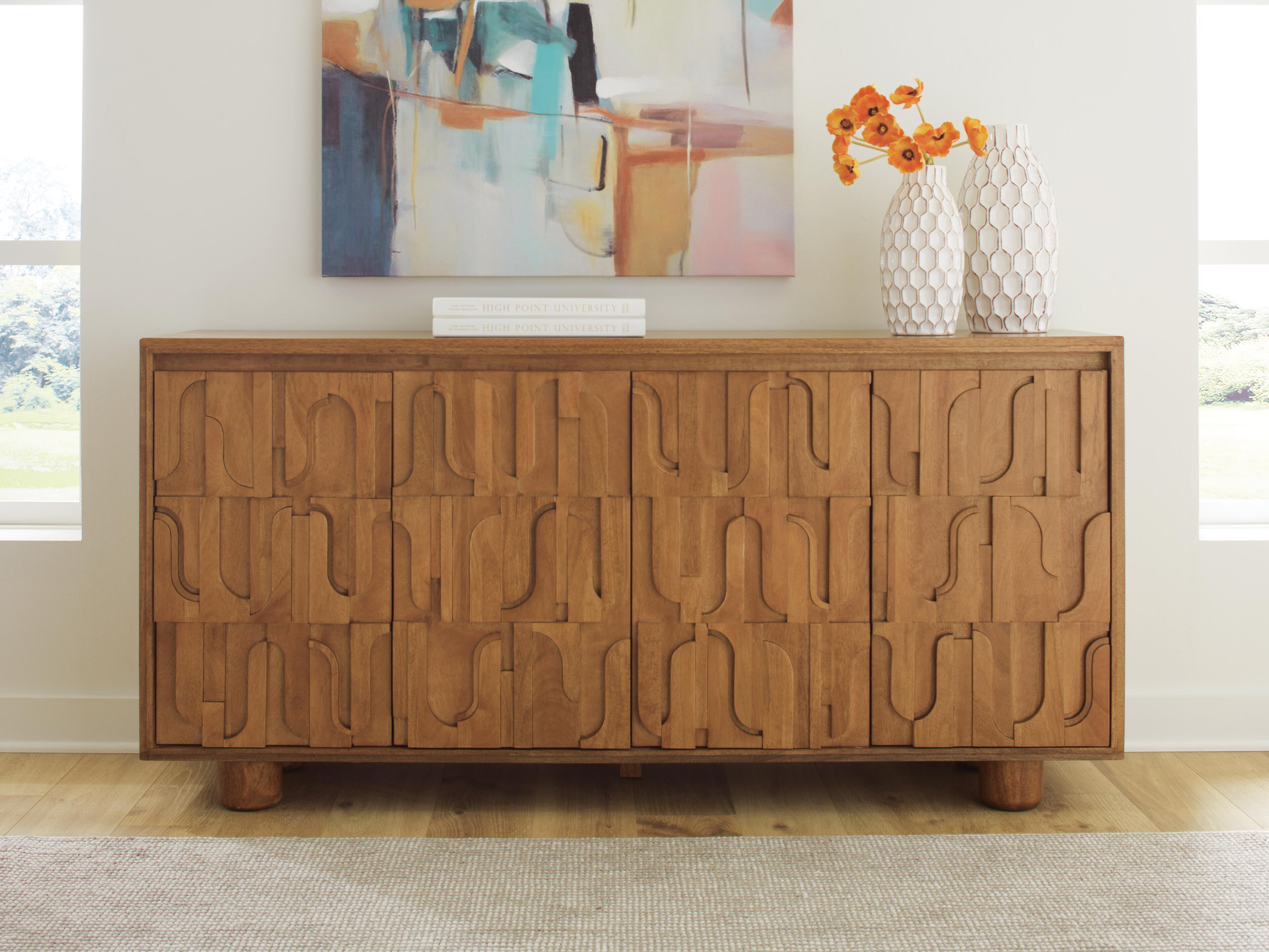 Click here for Gadburg Accent Cabinet  Medium Brown prices