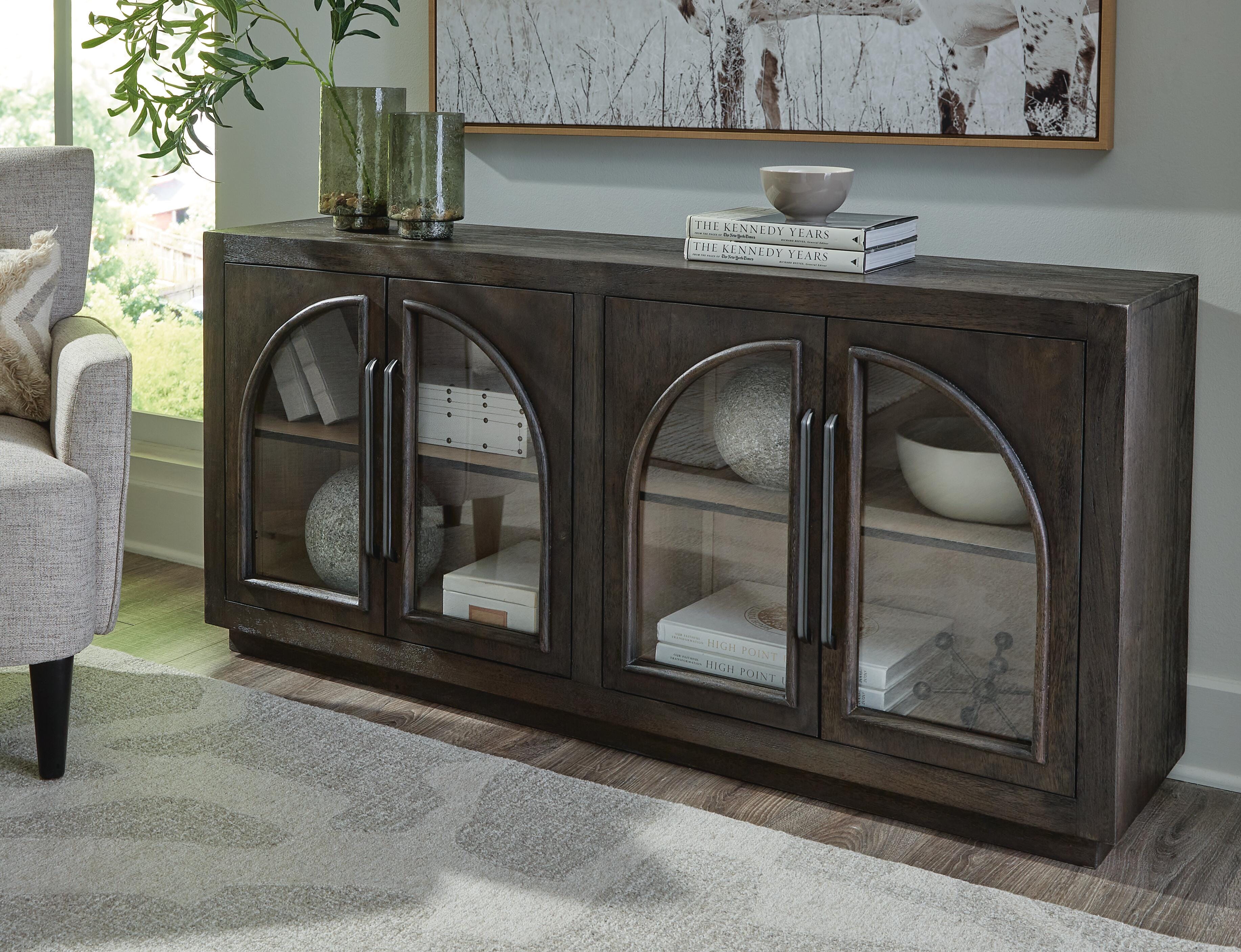 Click here for Dreley Accent Cabinet  Grayish Brown prices