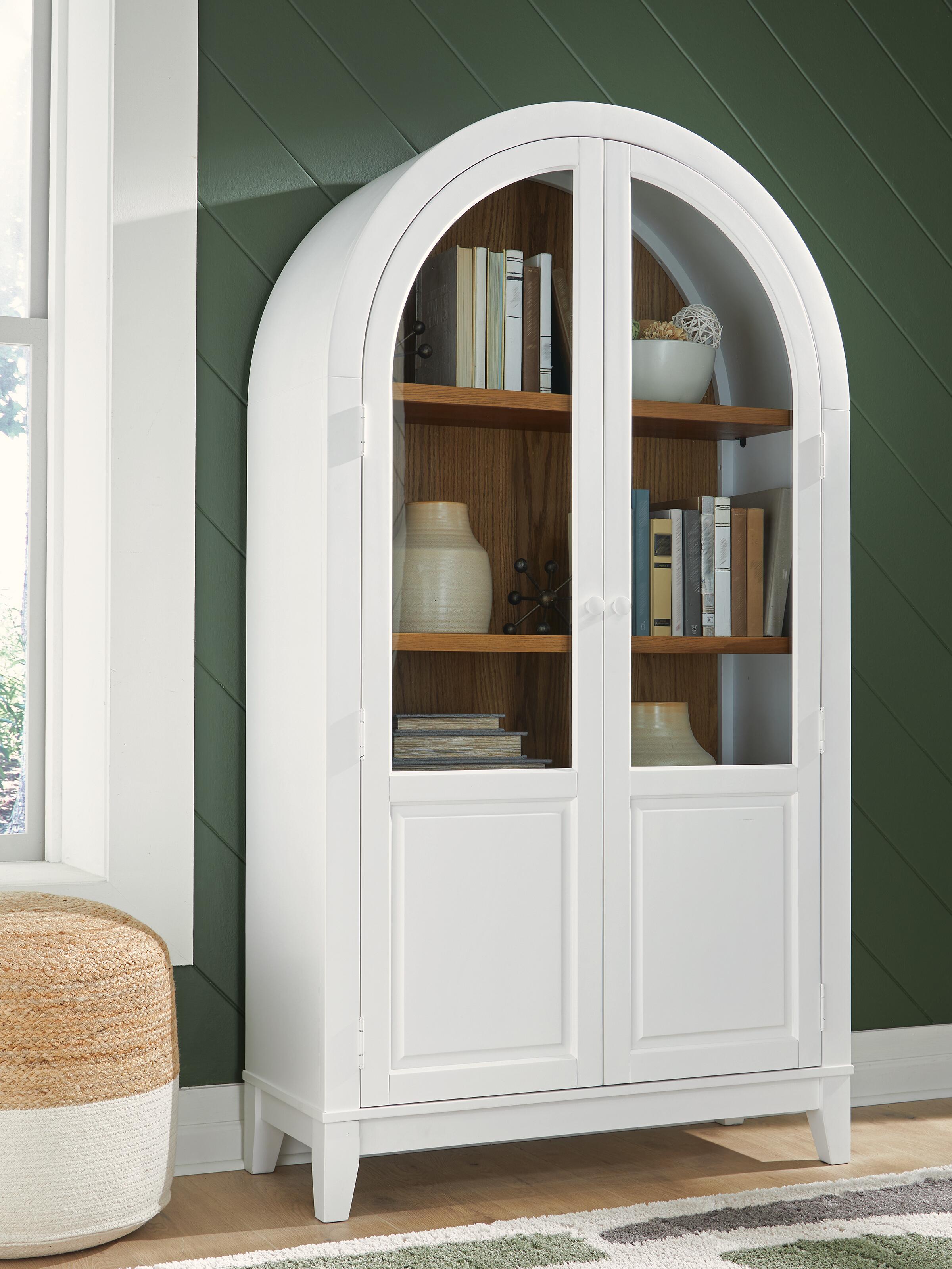 Click here for Dagandale Accent Cabinet  White/Natural prices