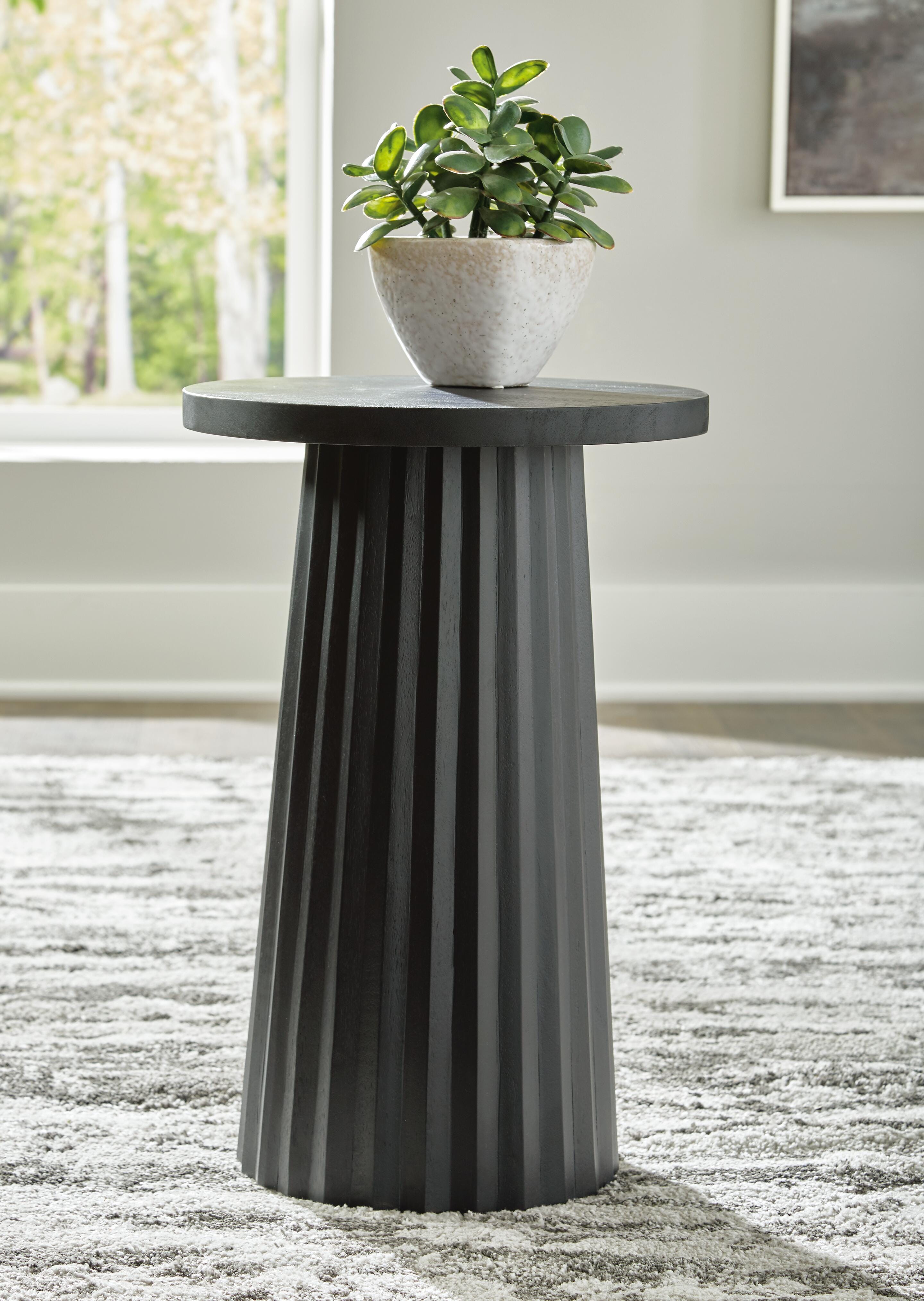 Click here for Ceilby Accent Table  Black prices