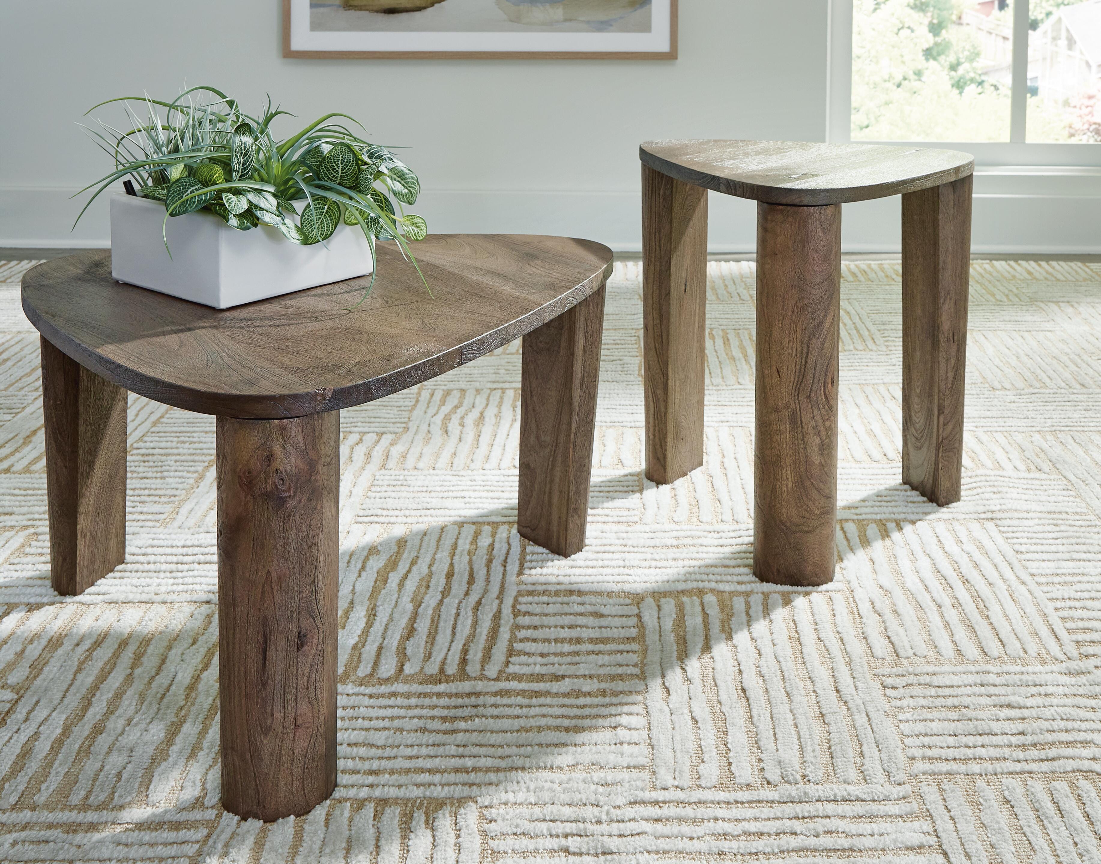 Click here for Reidport Accent Coffee Table (Set of 2)  Grayish B... prices