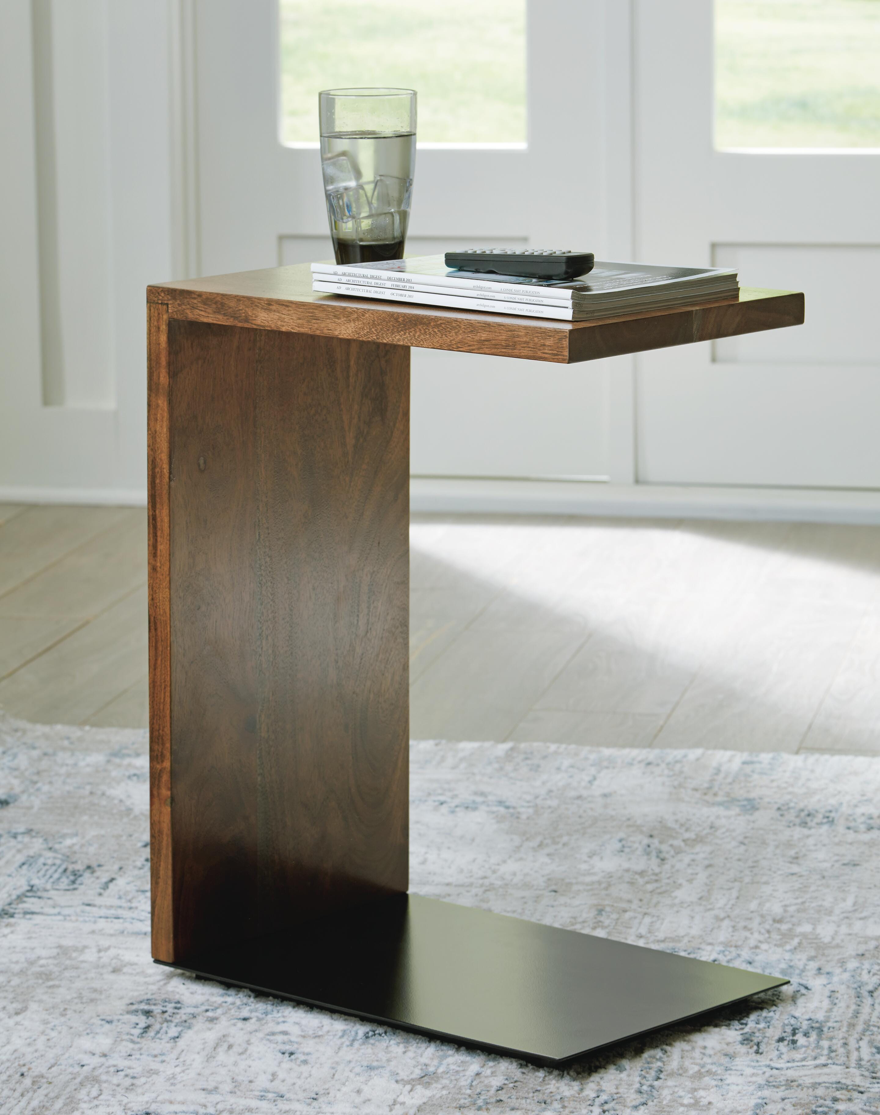 Click here for Wimshaw Accent Table  Brown/Black prices