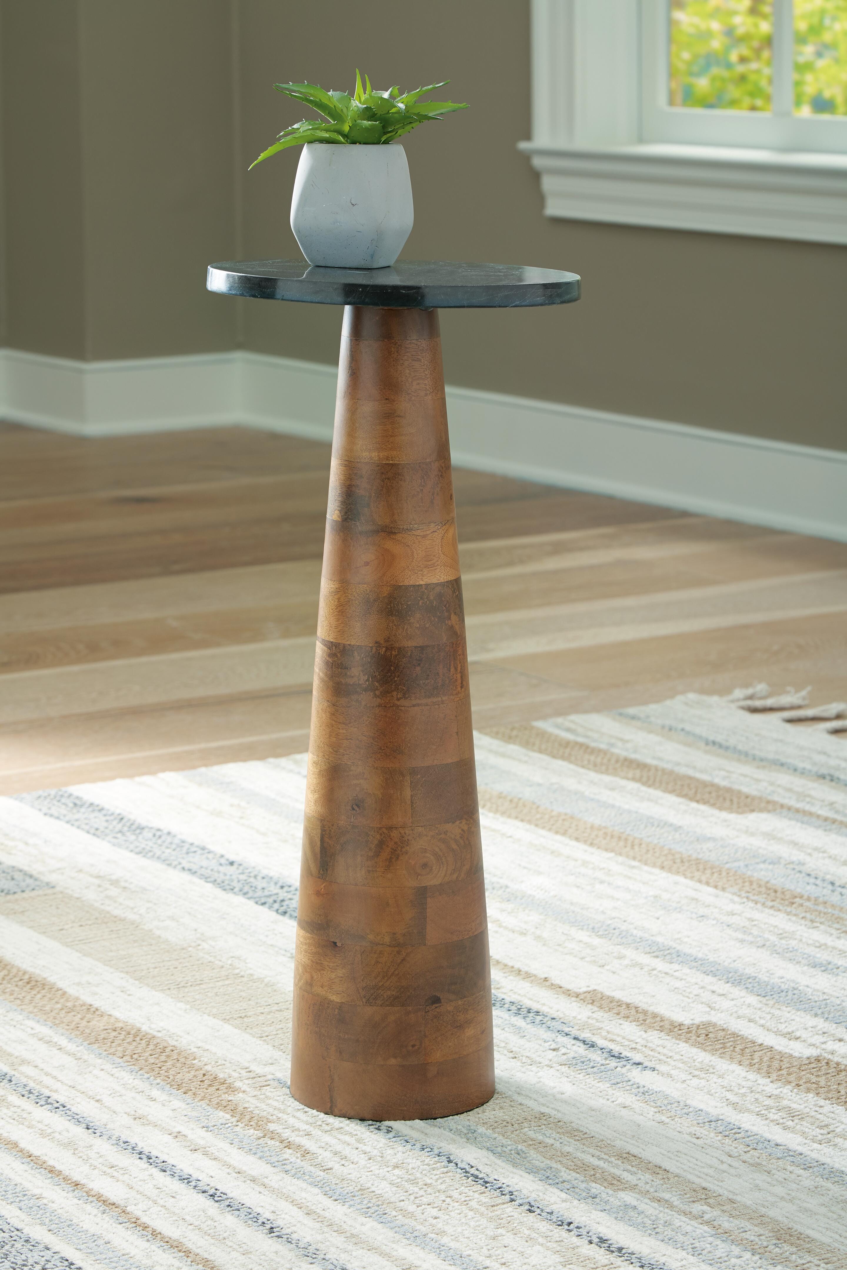 Click here for Quinndon Accent Table  Brown/Black prices