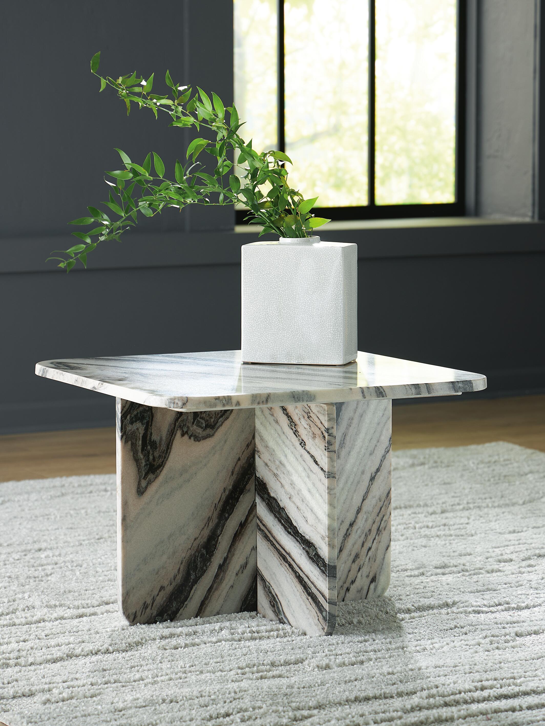 Click here for Baretton Accent Coffee Table  Black/White/Taupe prices