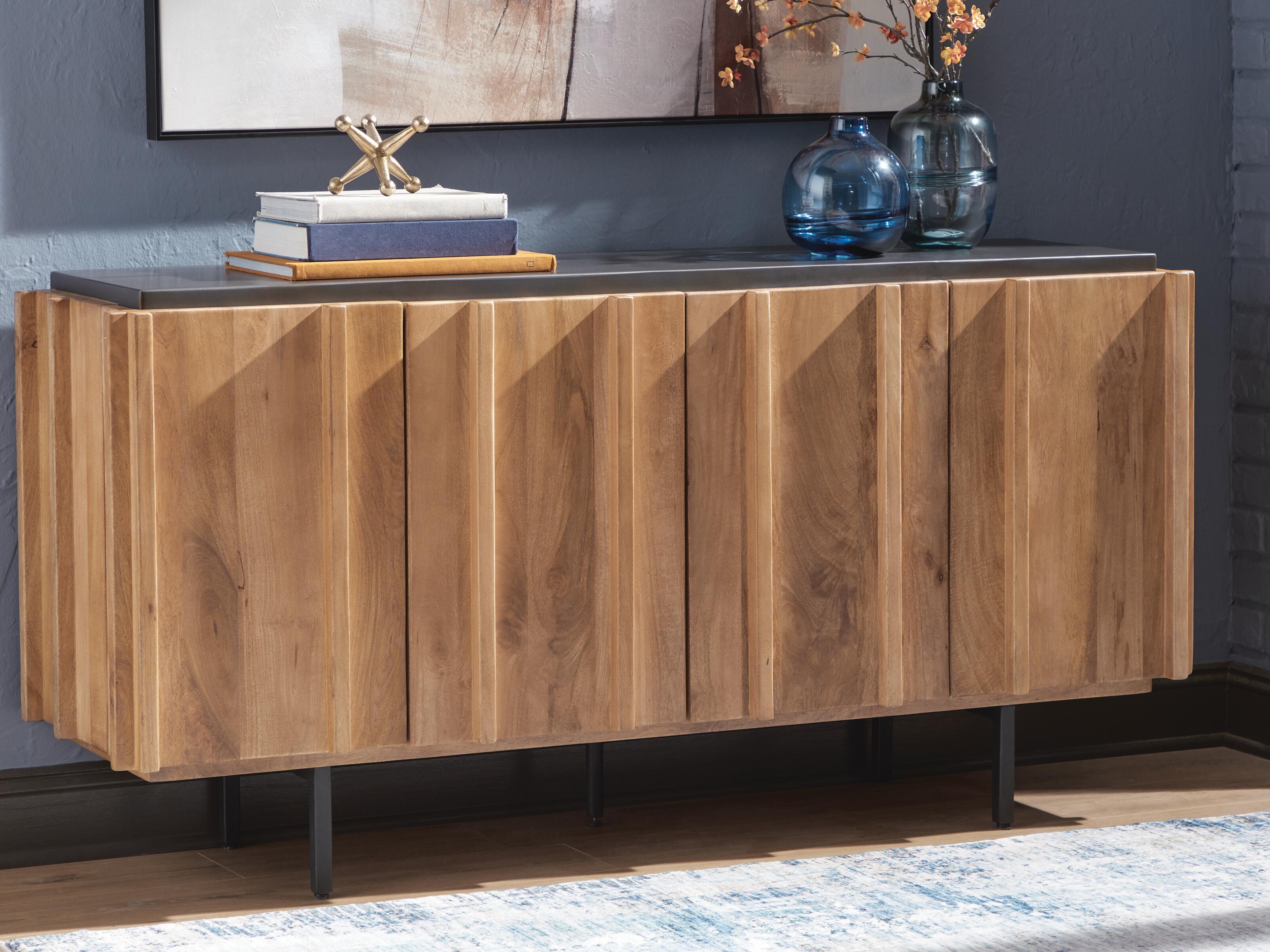 Click here for Quintavious Accent Cabinet  Brown/Charcoal prices