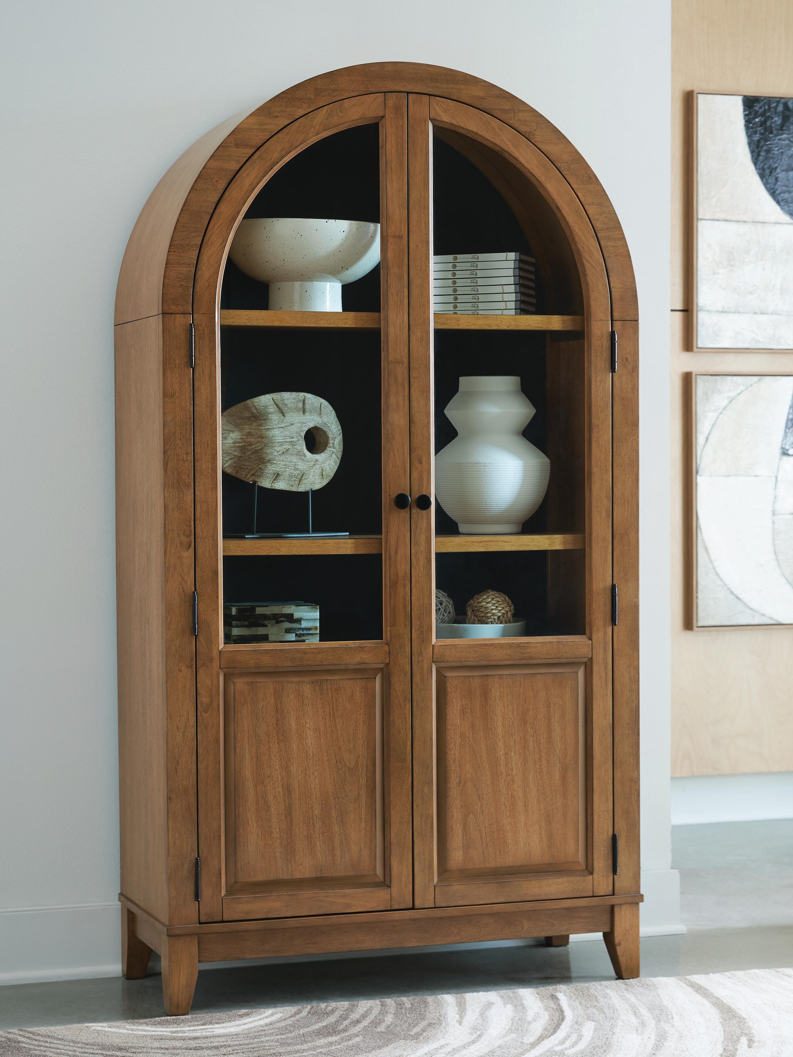 Click here for Dagandale Accent Cabinet  Natural/Black prices