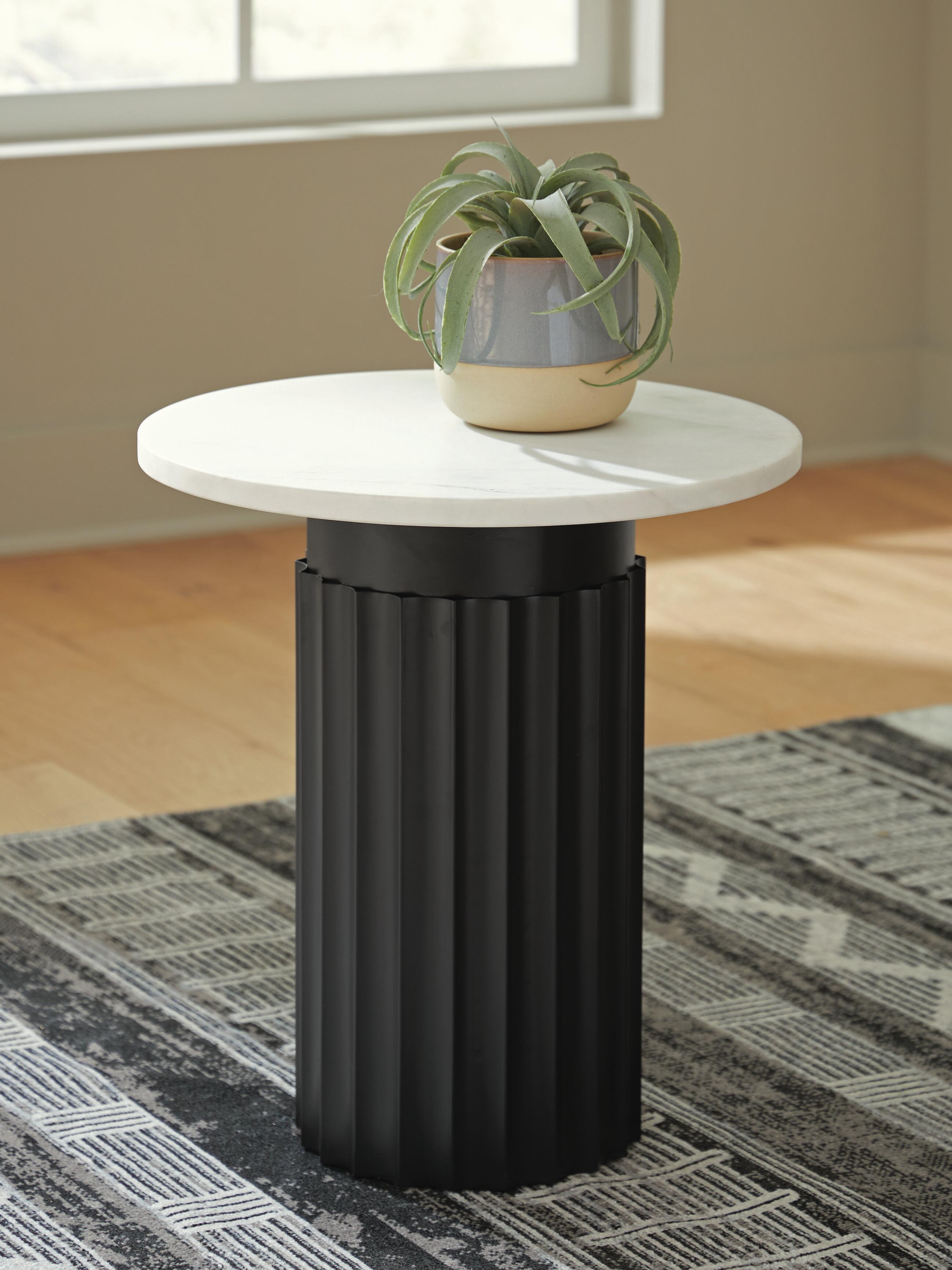 Click here for Wainstone Accent Table  Black/White prices