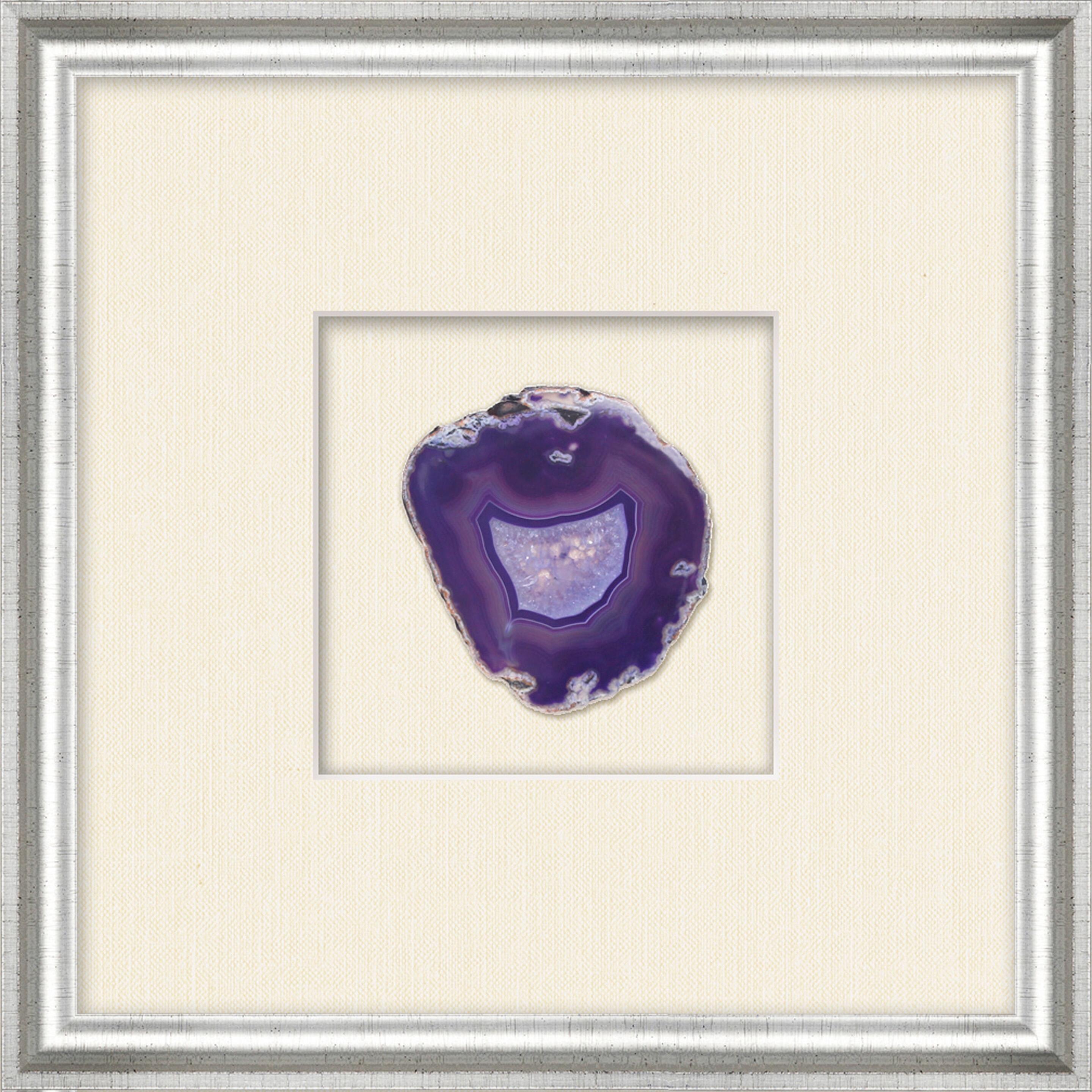 Click here for Providence Art Shadowbox Purple Agate Slice Wall A... prices