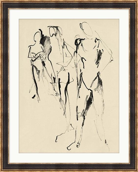 Click here for Providence Art Giclee Abstract Figures 2 Wall Art... prices